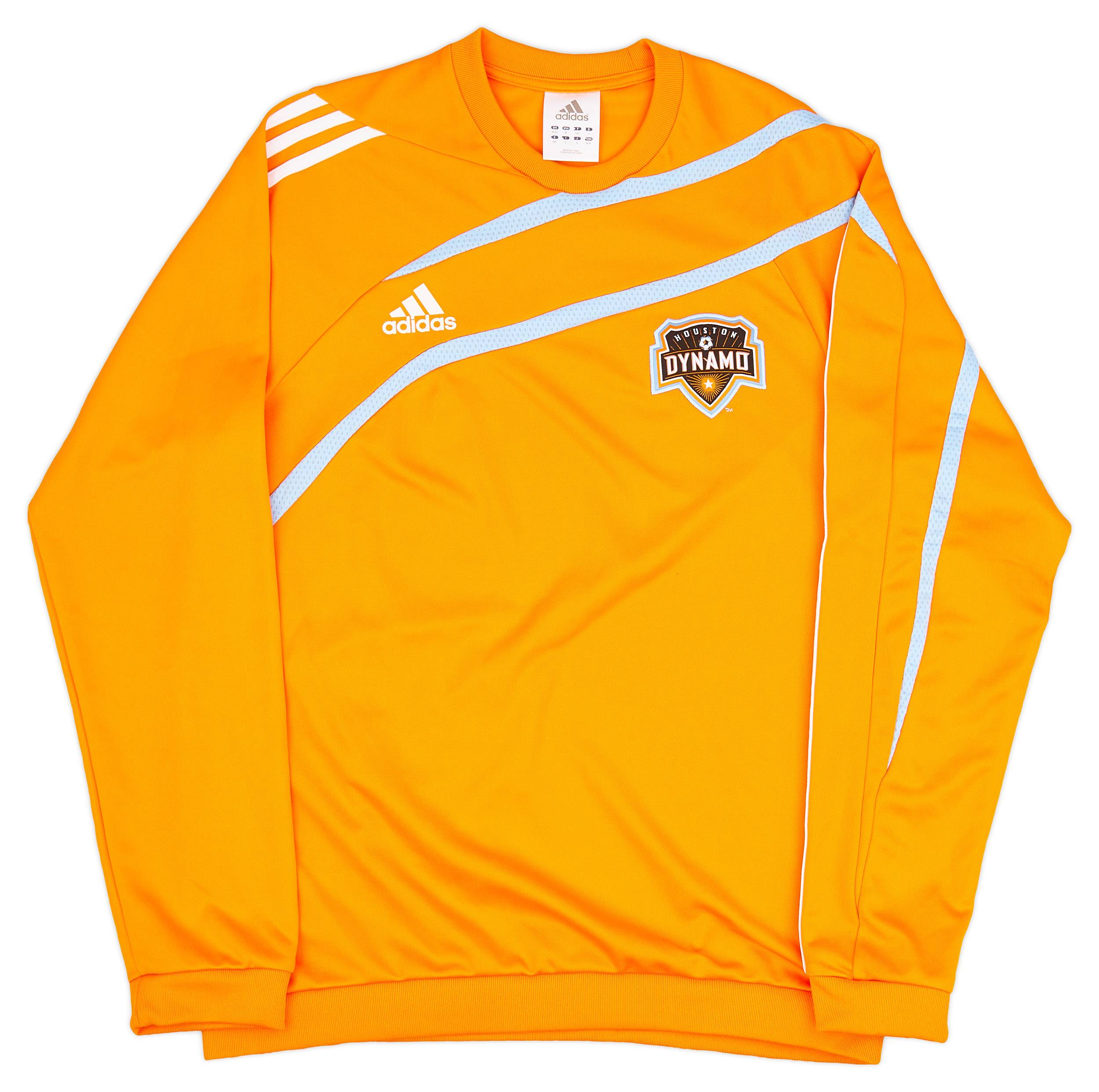 2009-10 Houston Dynamo adidas L/S Training Shirt - 8/10 - (M/L)