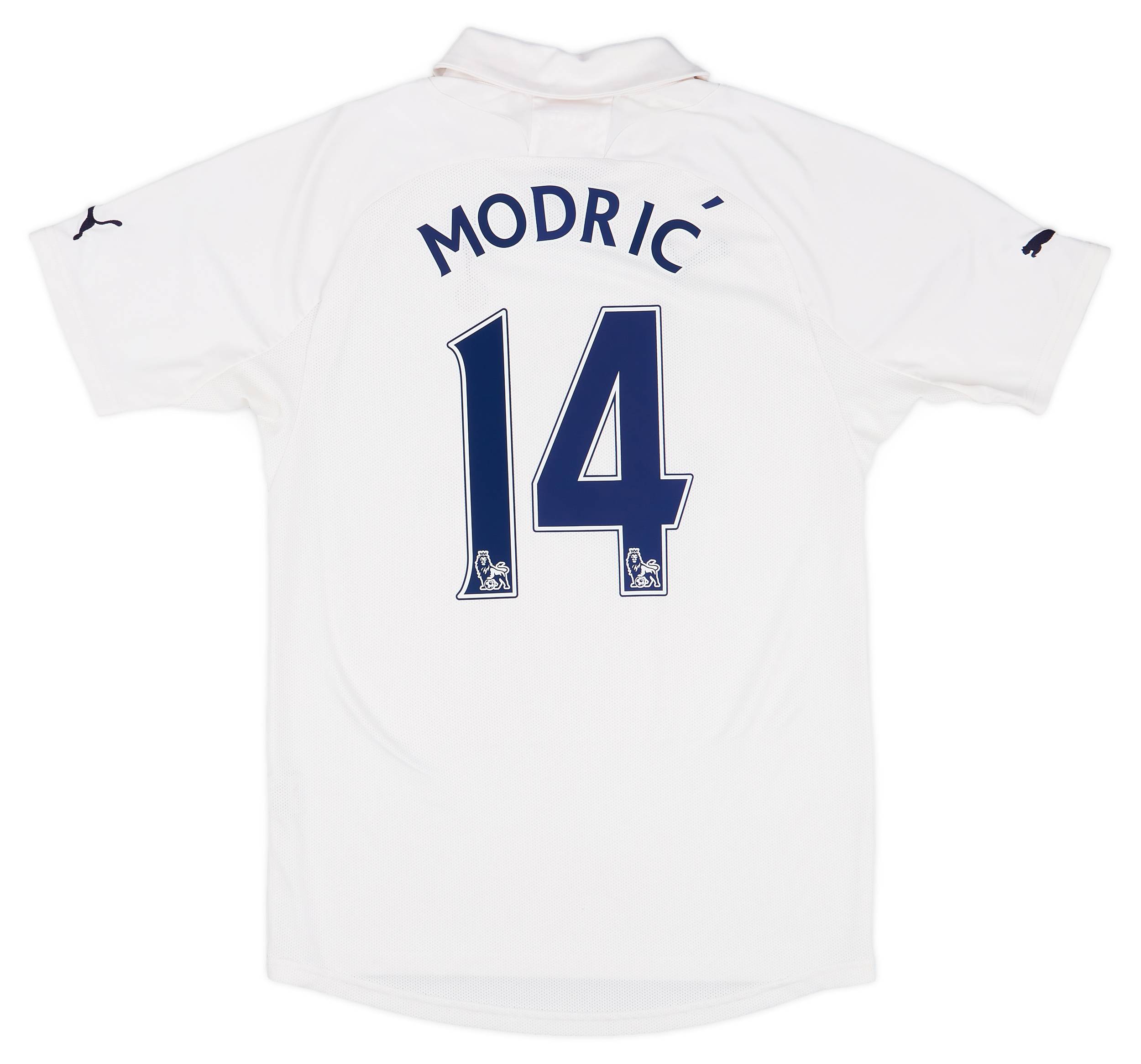 2011-12 Tottenham Home Shirt Modric #14 - Excellent 9/10 - (M)