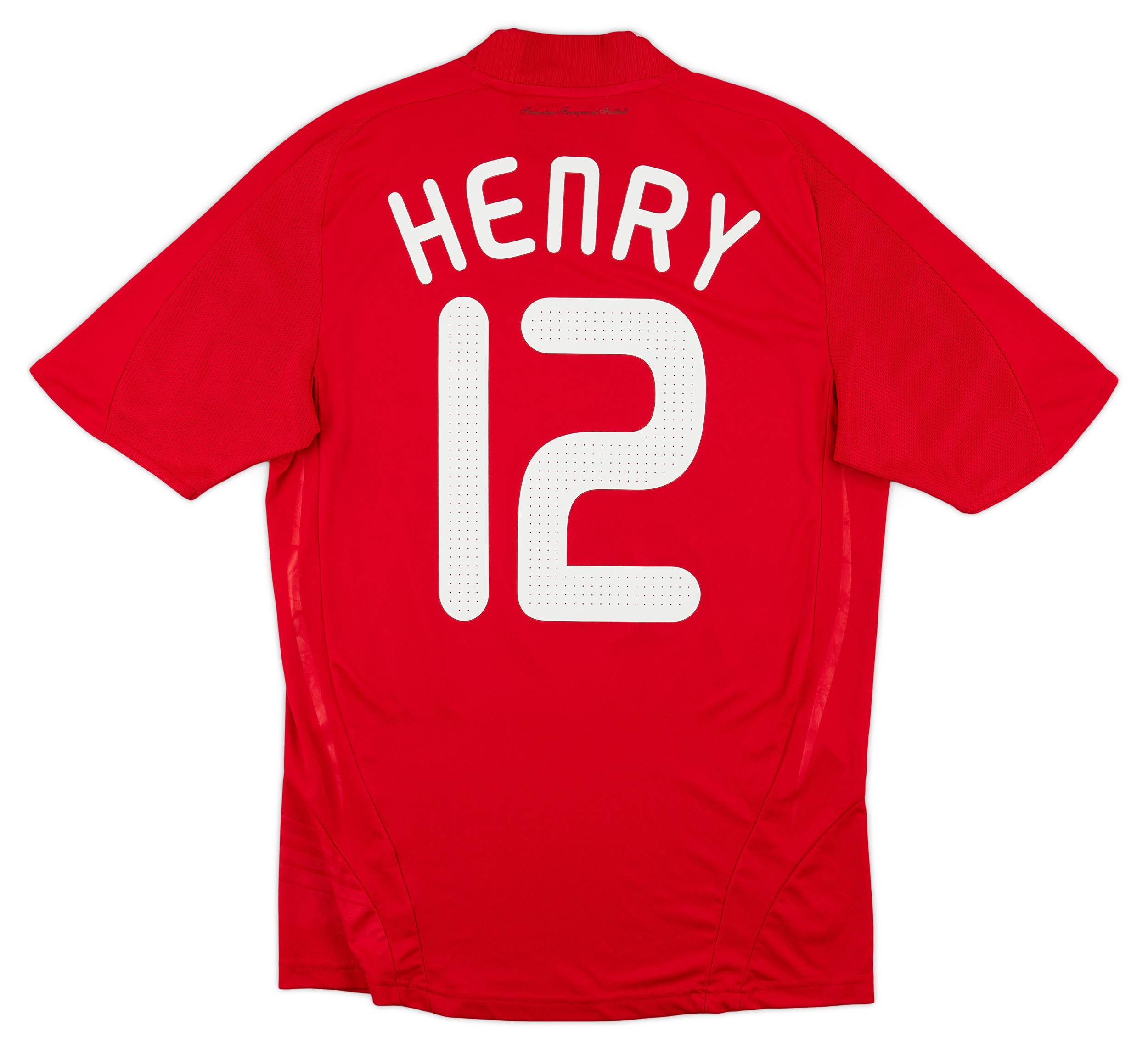 2007-08 France Away Shirt Henry #12 - Very Good 7/10 - (S)