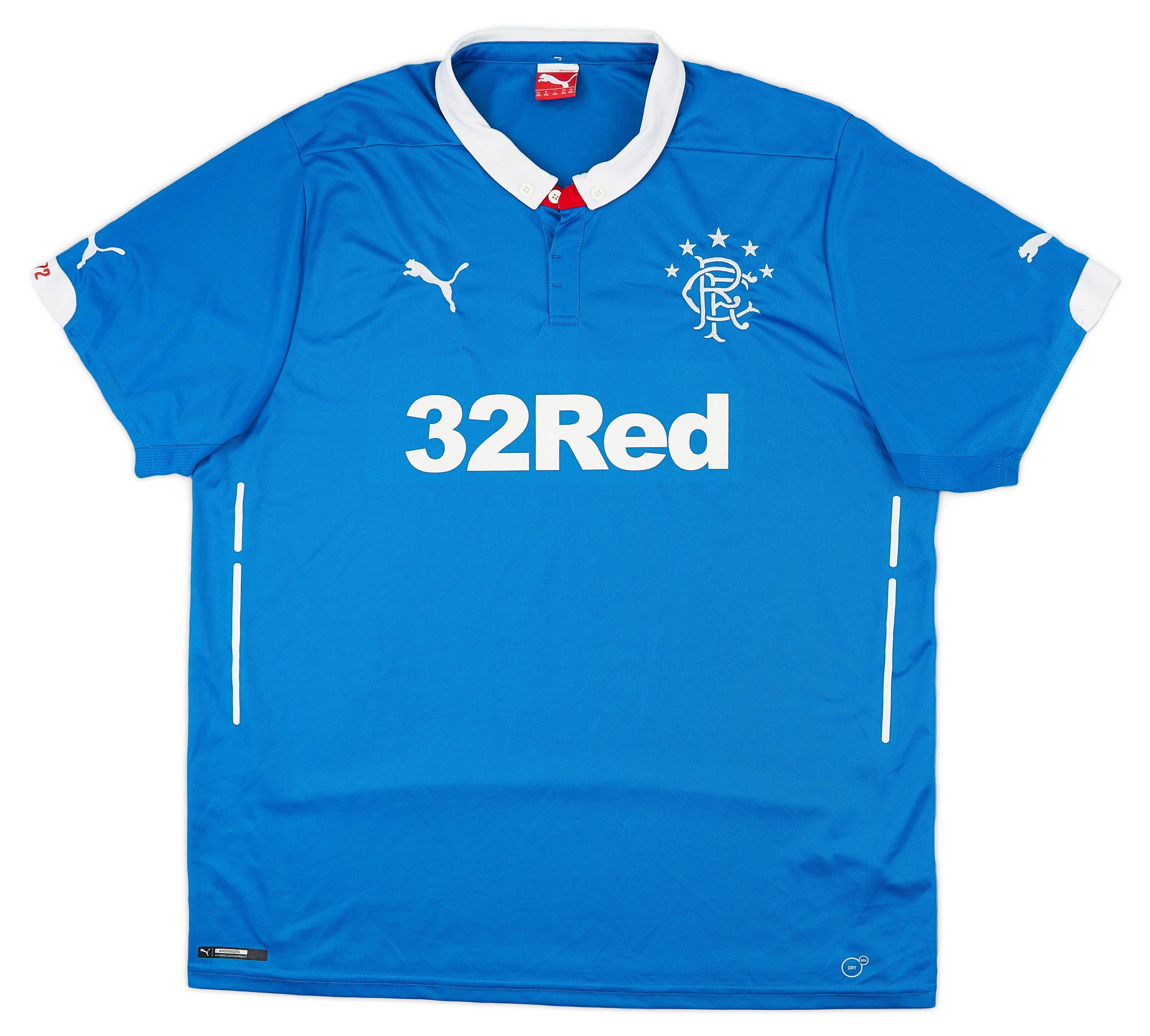 2014-15 Rangers Home Shirt - Excellent 8/10 - (XXL)
