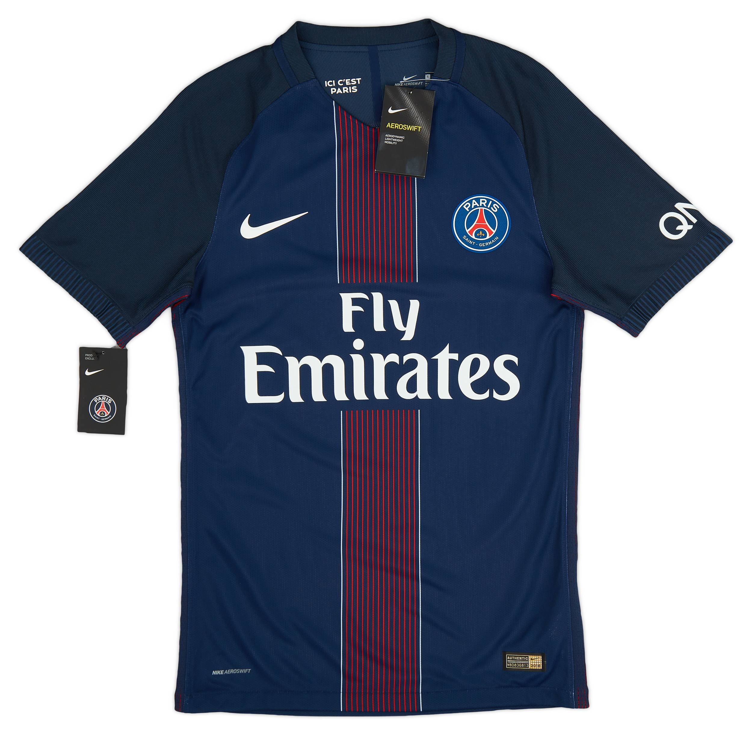 2016-17 Paris Saint-Germain Authentic Home Shirt (S)