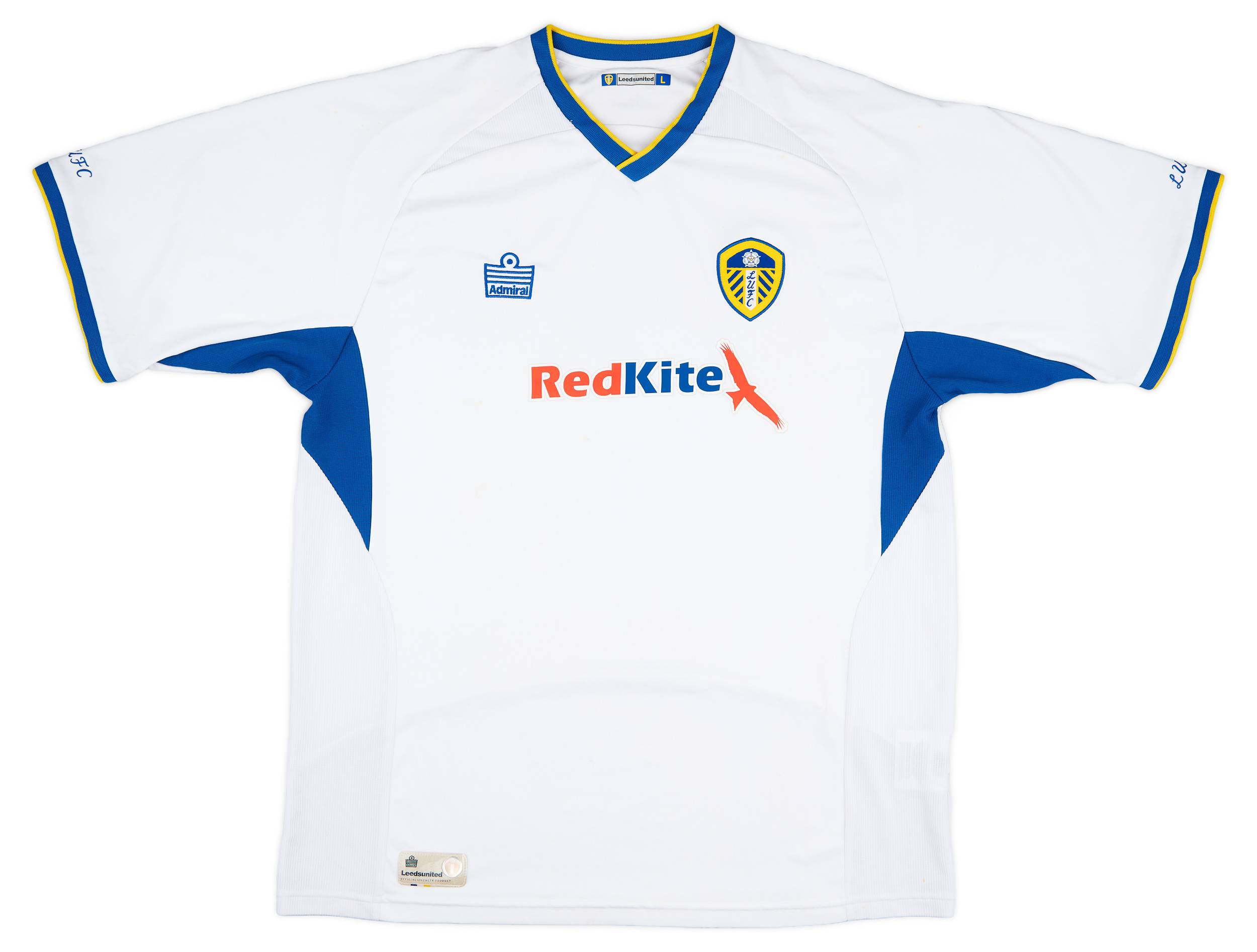2007-08 Leeds United Home Shirt - Very Good 7/10 - (L)