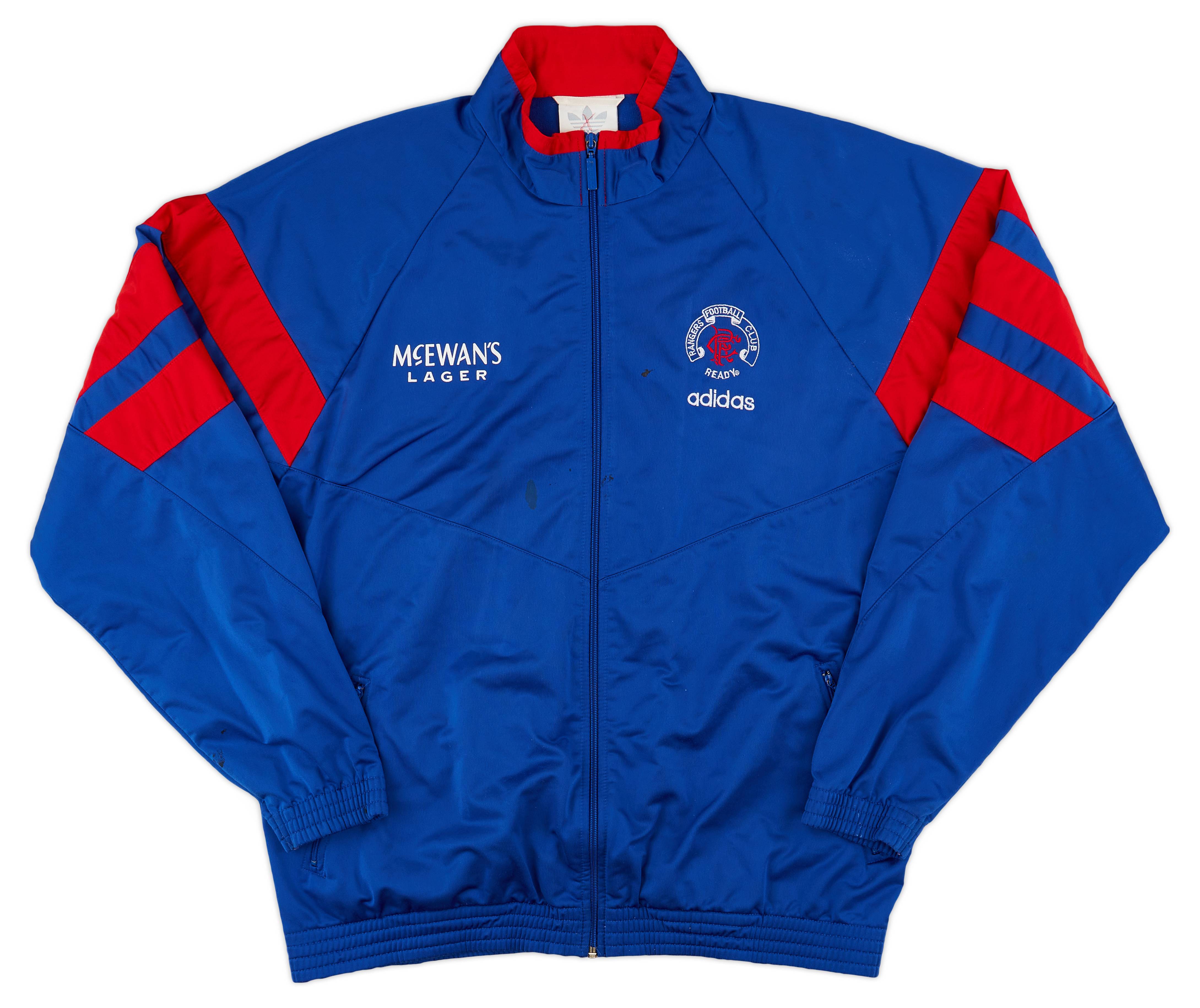 1992-94 Rangers adidas Track Jacket - 6/10 - (L/XL)