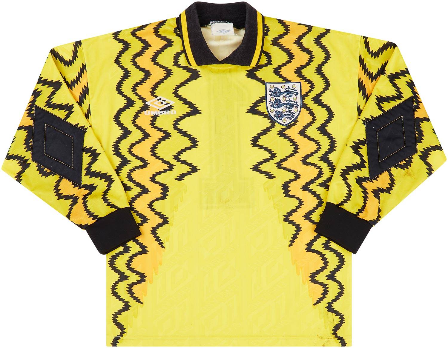 1992-94 England GK Shirt #1 (Woods) - 6/10 - (L.Boys)