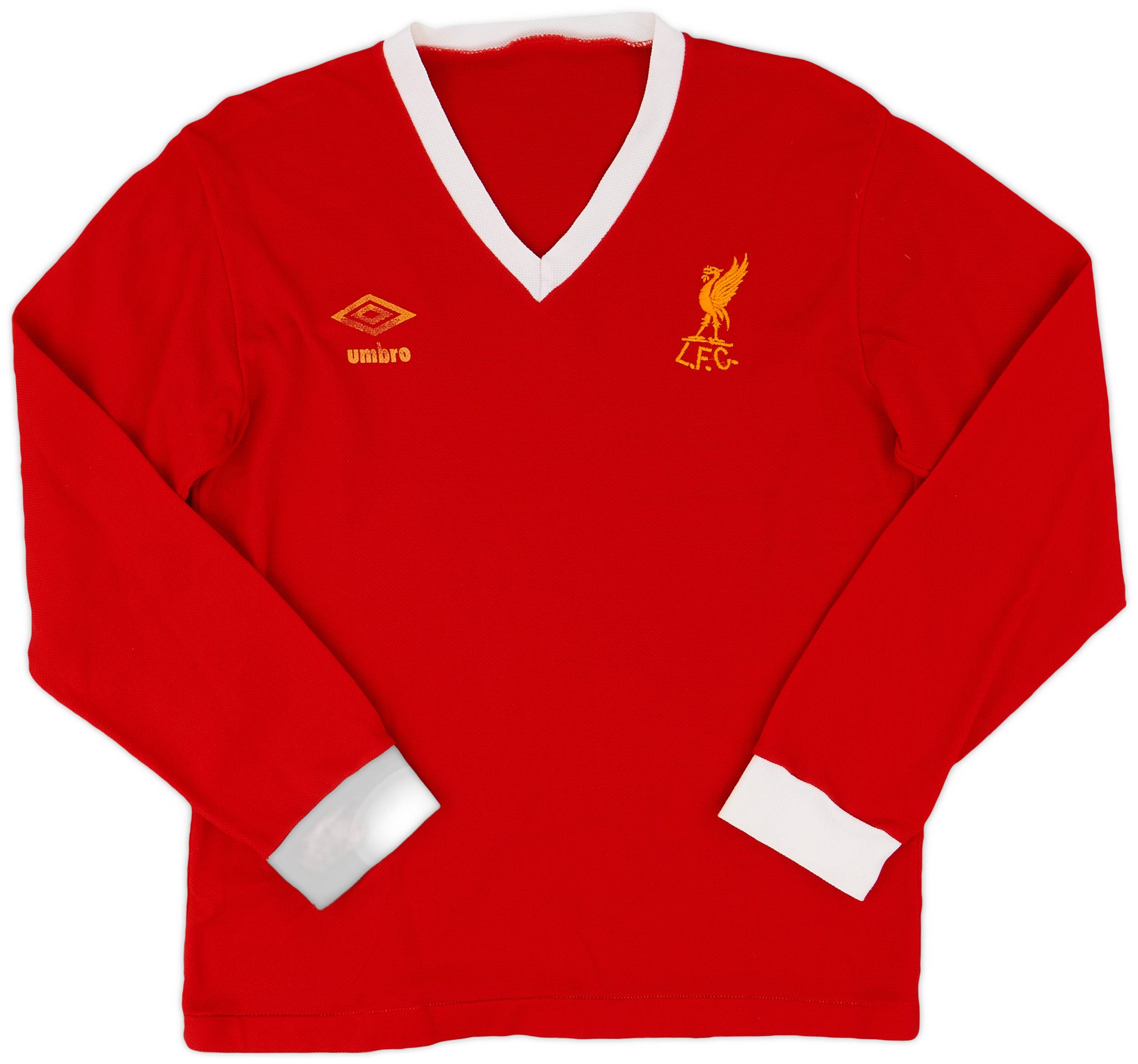 1979-82 Liverpool Home L/S Shirt - 7/10 - (S)