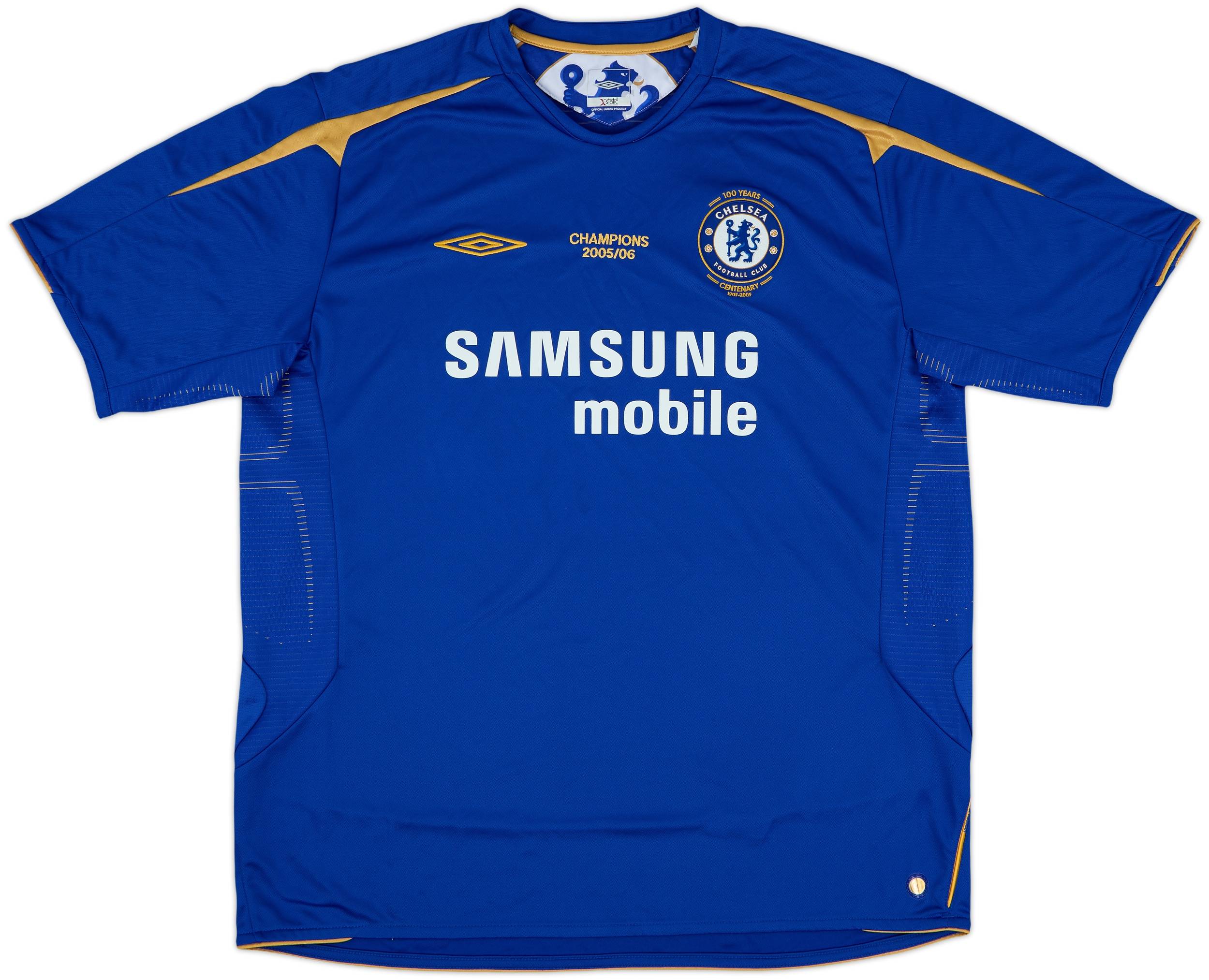 2005-06 Chelsea 'Champions' Centenary Home Shirt - 9/10 - (XXL)
