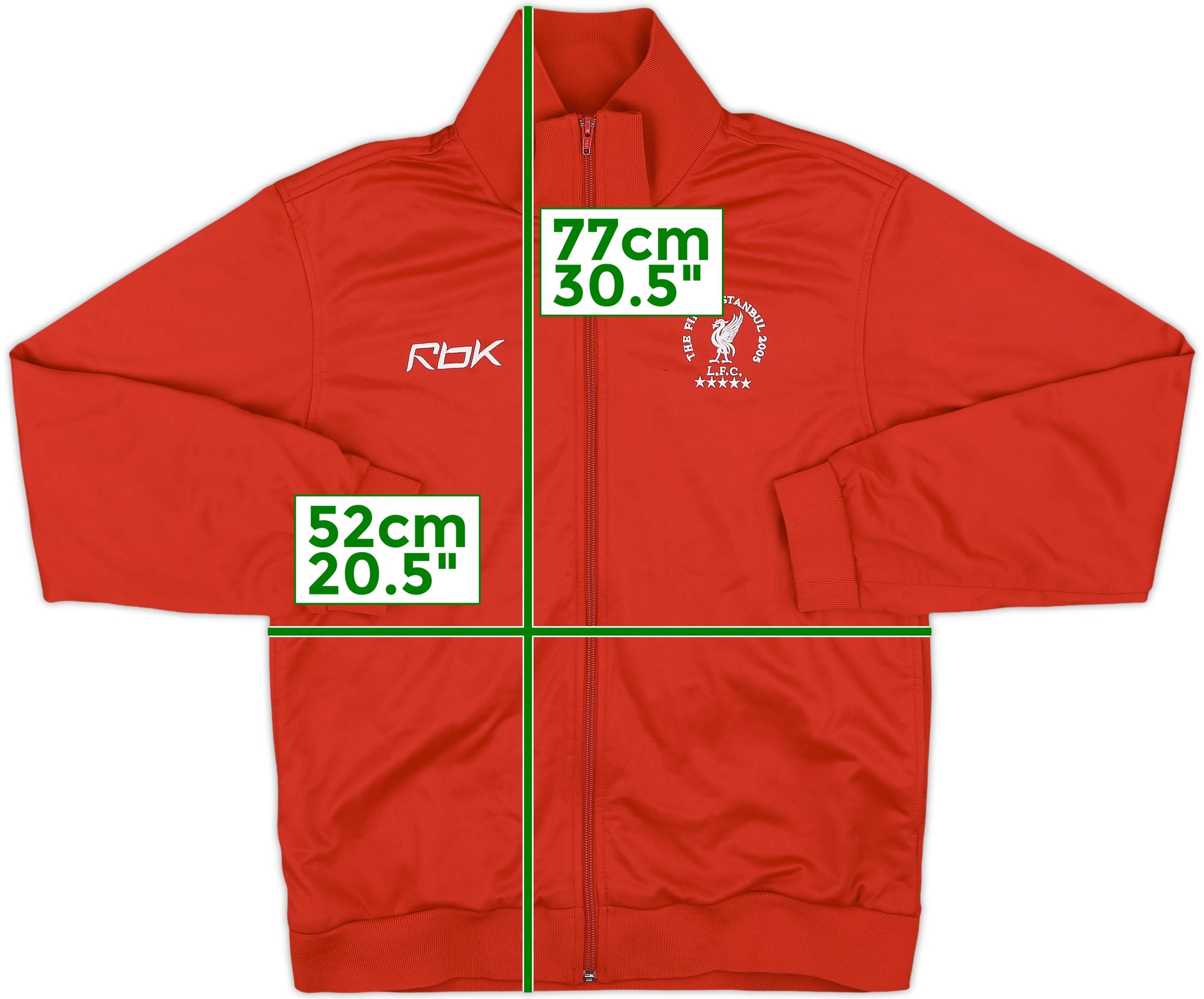 2005-06 Liverpool Reebok Track Jacket - 8/10 - (S)