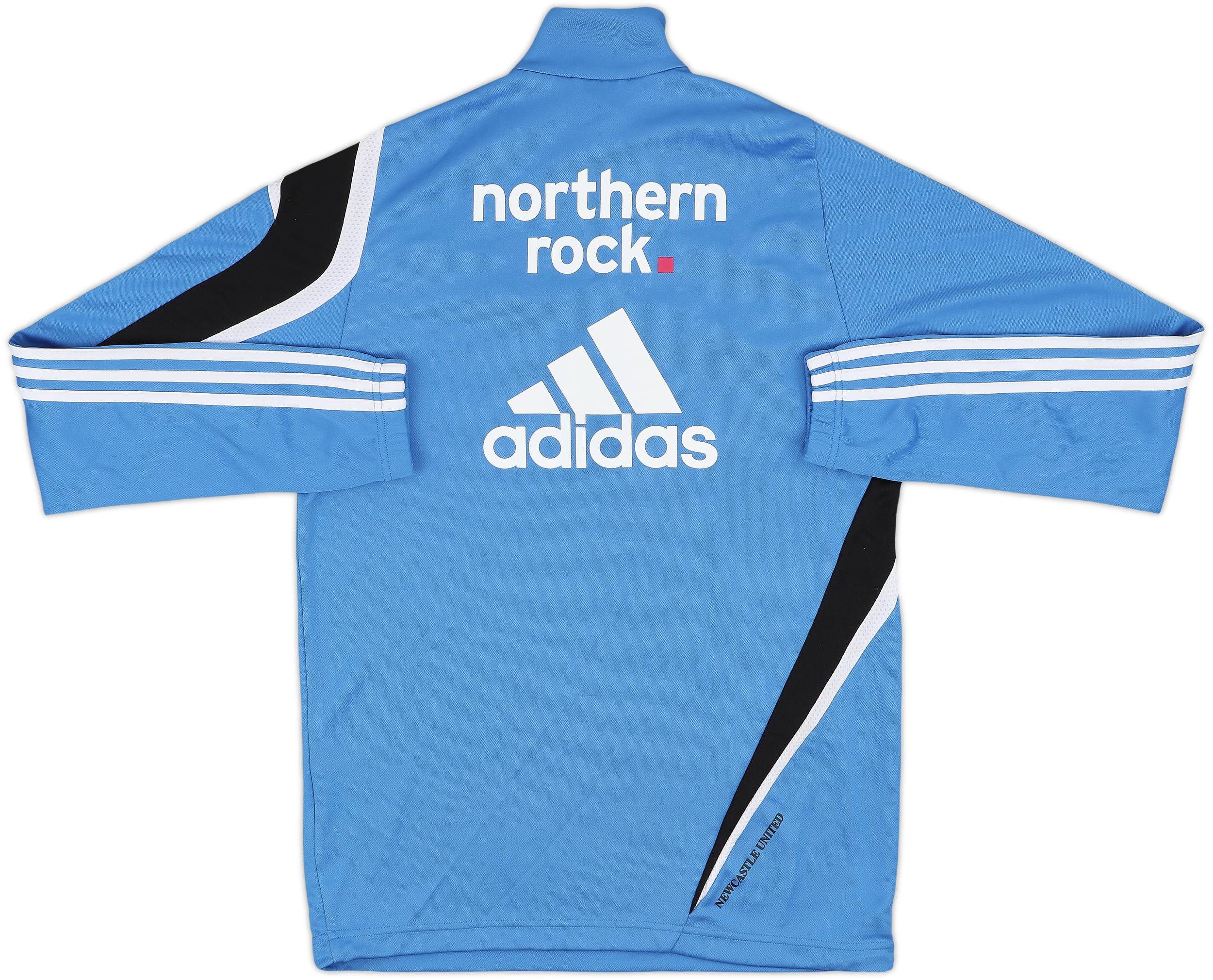 2009-10 Newcastle United adidas 1/4 Zip Training Top - 8/10 - (M)