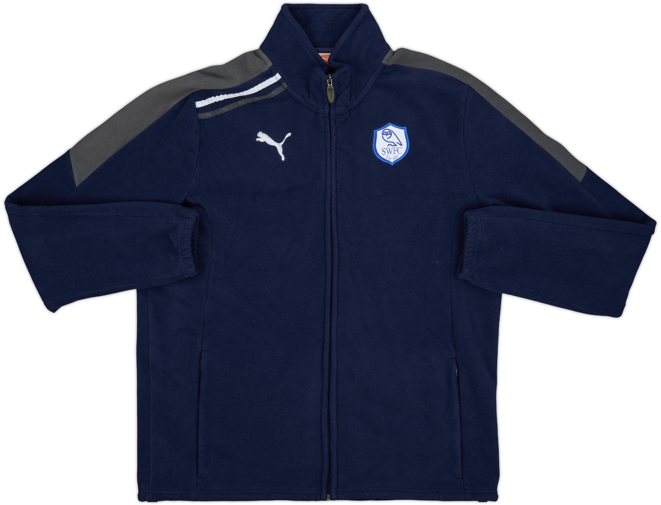 2011-12 Sheffield Wednesday Puma Fleece Track Jacket - 10/10 - (L)