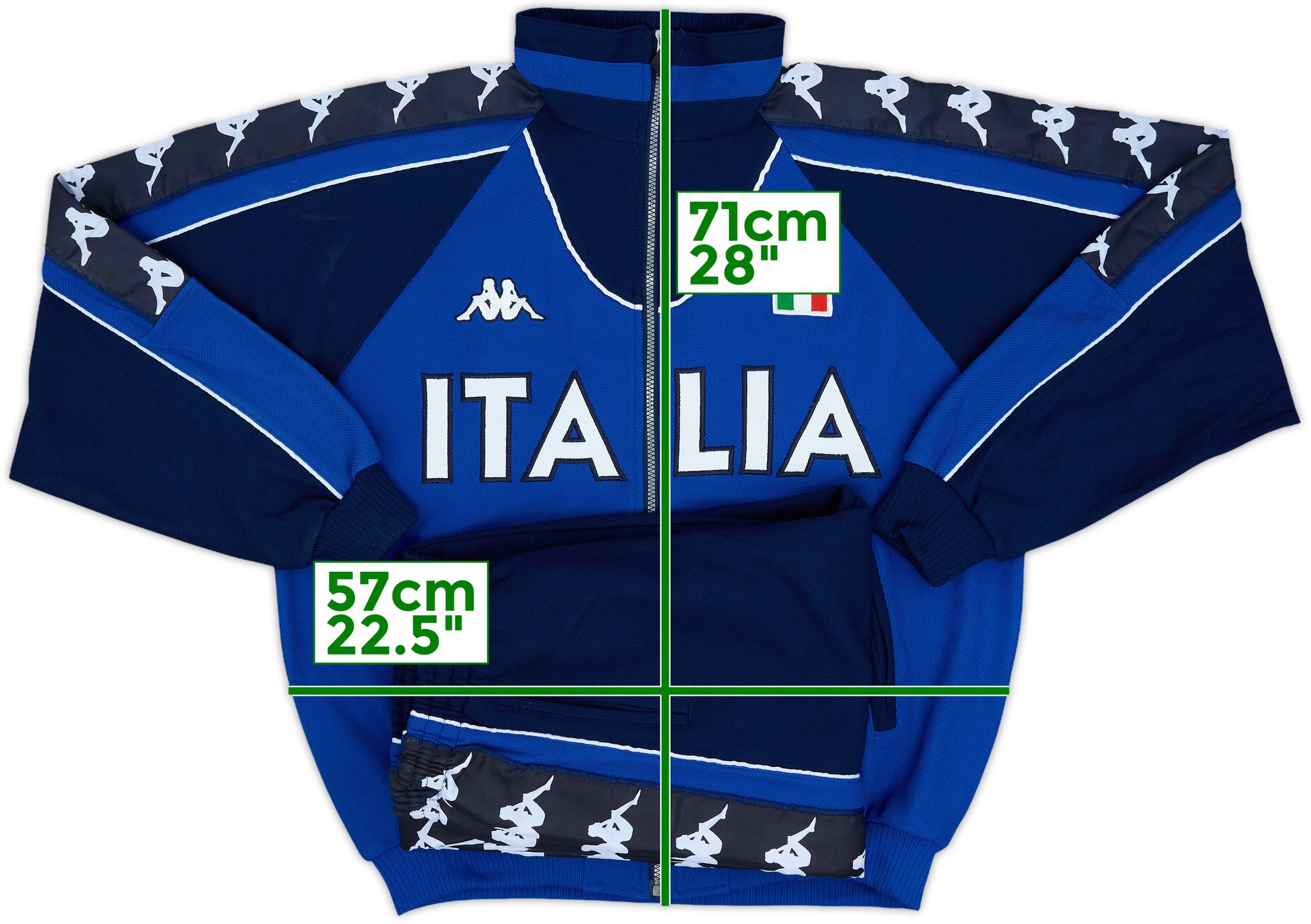 1999-00 Italy Kappa Tracksuit - 8/10 - (M)