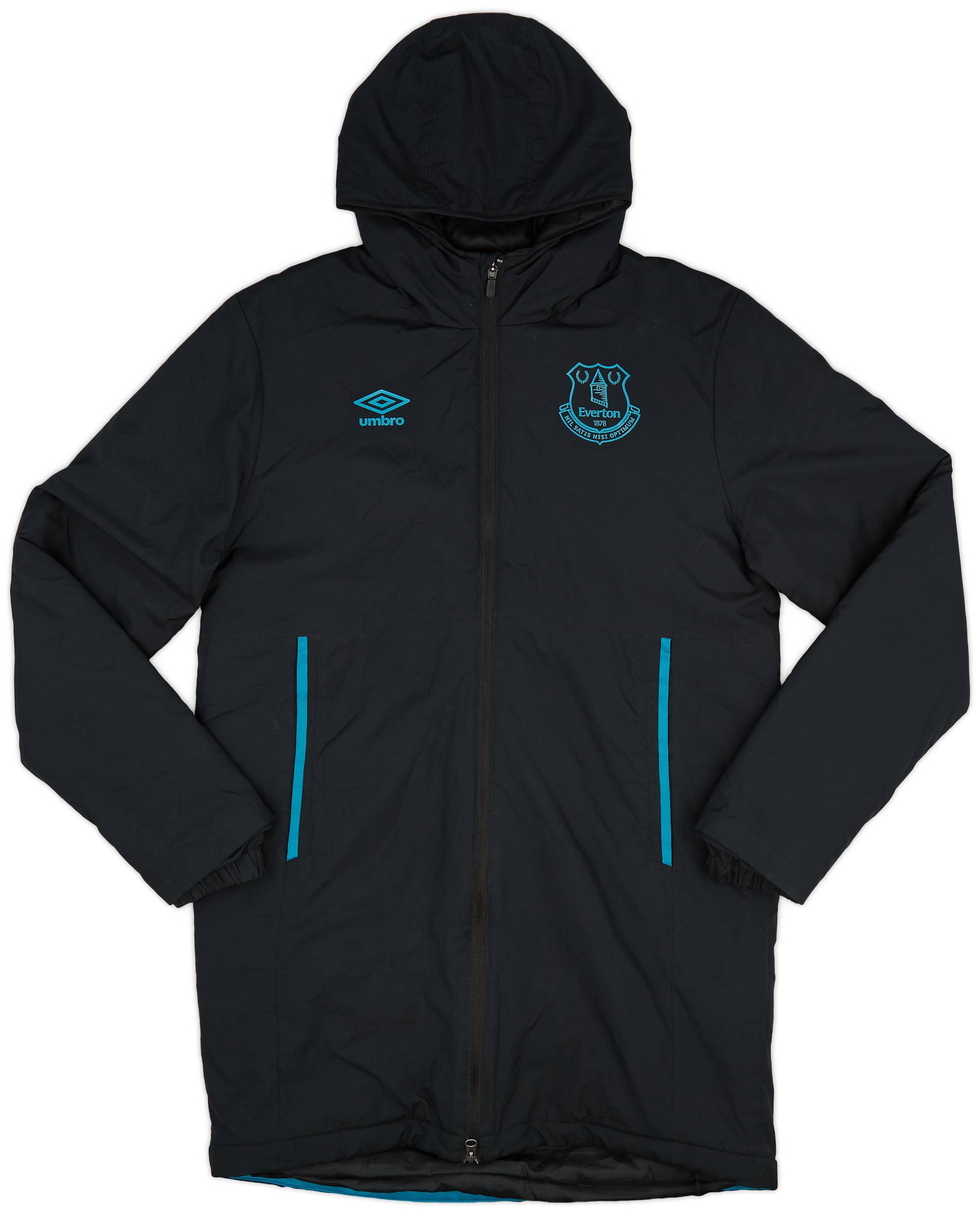 2017-18 Everton Umbro Padded Bench Coat - 8/10 - (L)