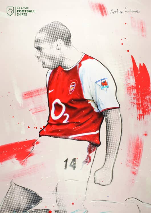 2002-04 Arsenal Henry CFS x AoF A3 Print/Poster