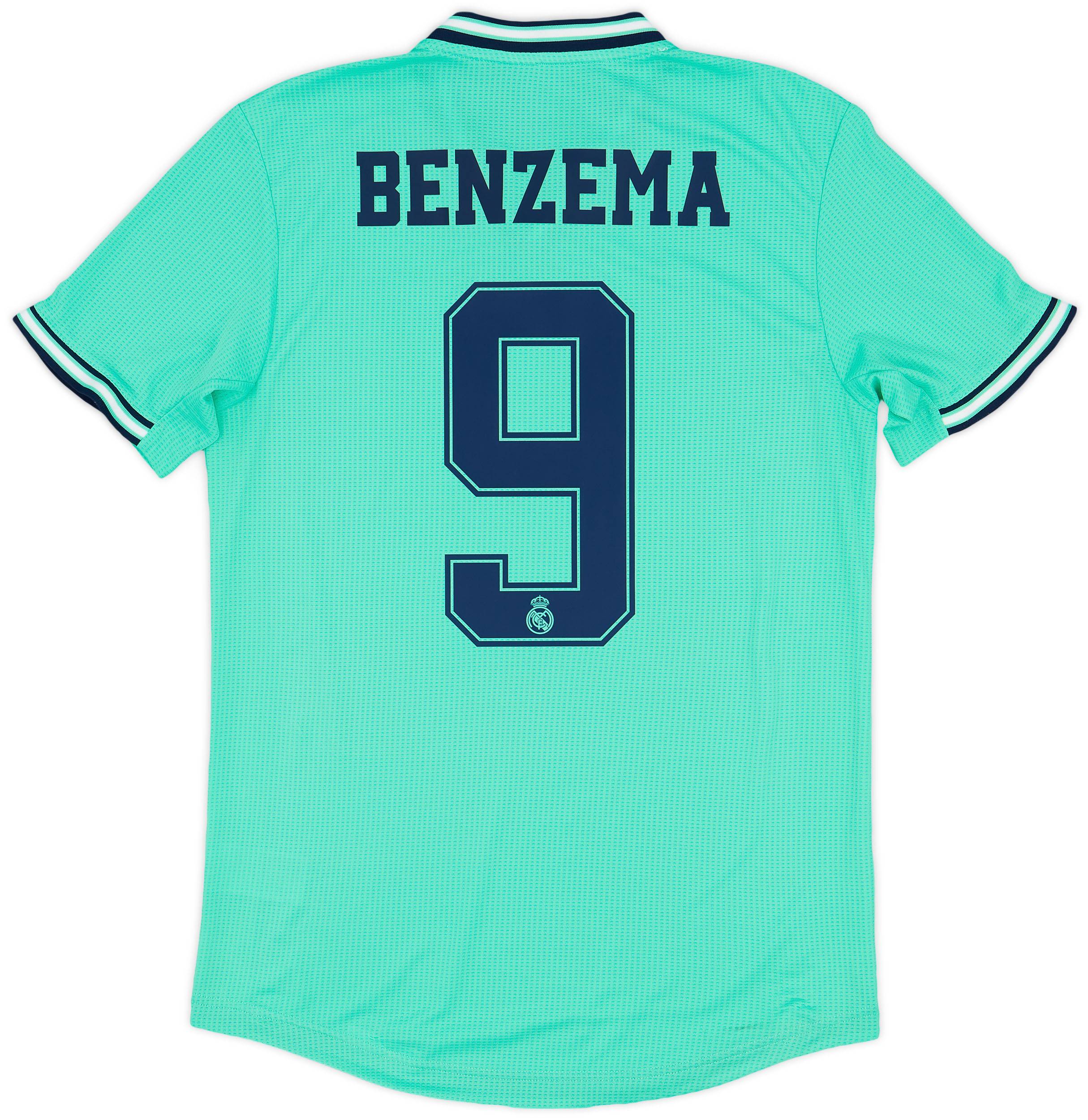 2019-20 Real Madrid Authentic Third Shirt Benzema #9 - 7/10 - (S)