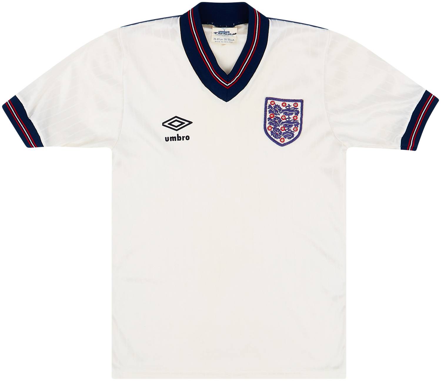 1986 England Home Shirt - 8/10 - (L.Boys)