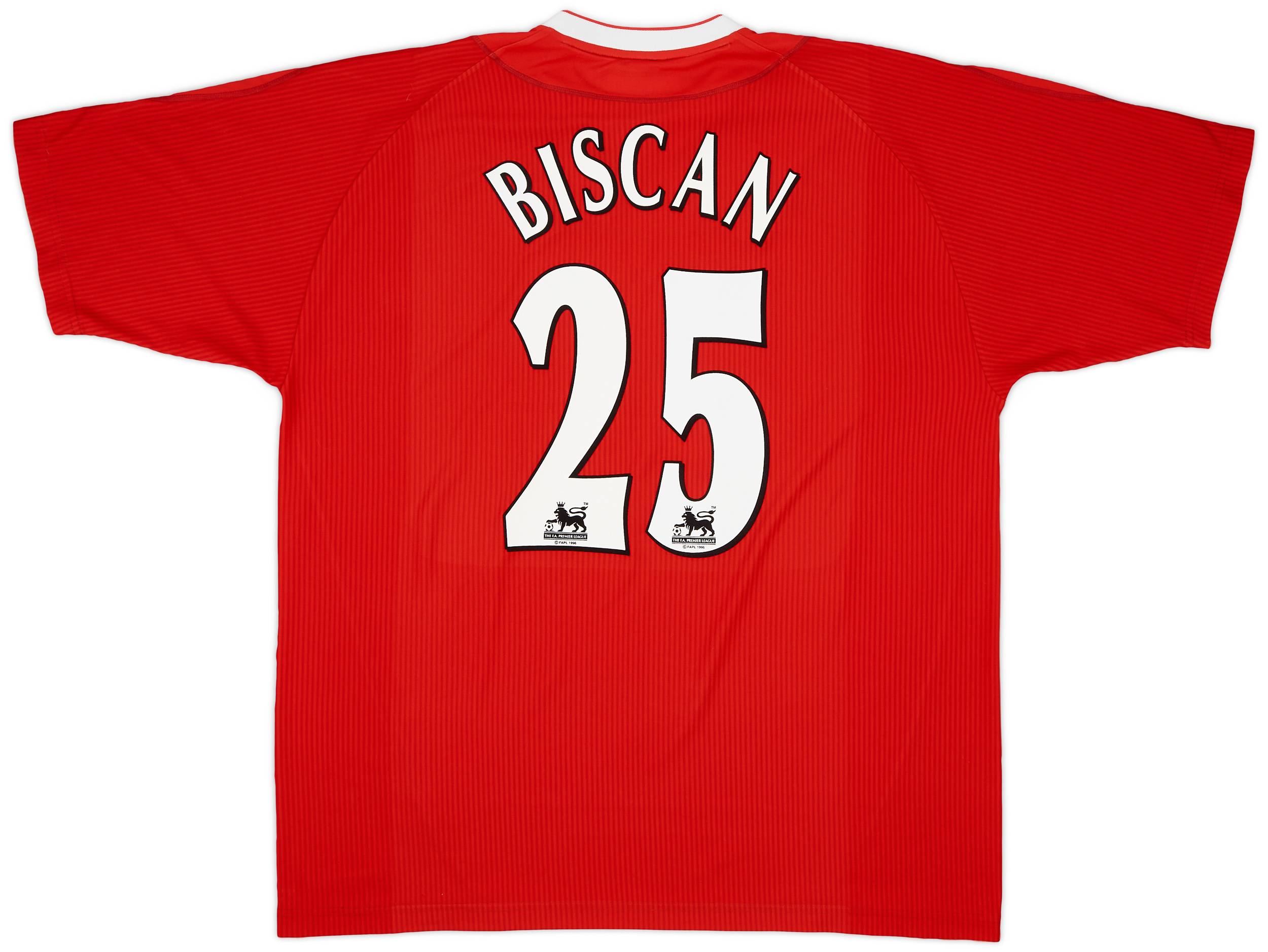 2002-04 Liverpool Home Shirt Biscan #25 - 9/10 - (XL)