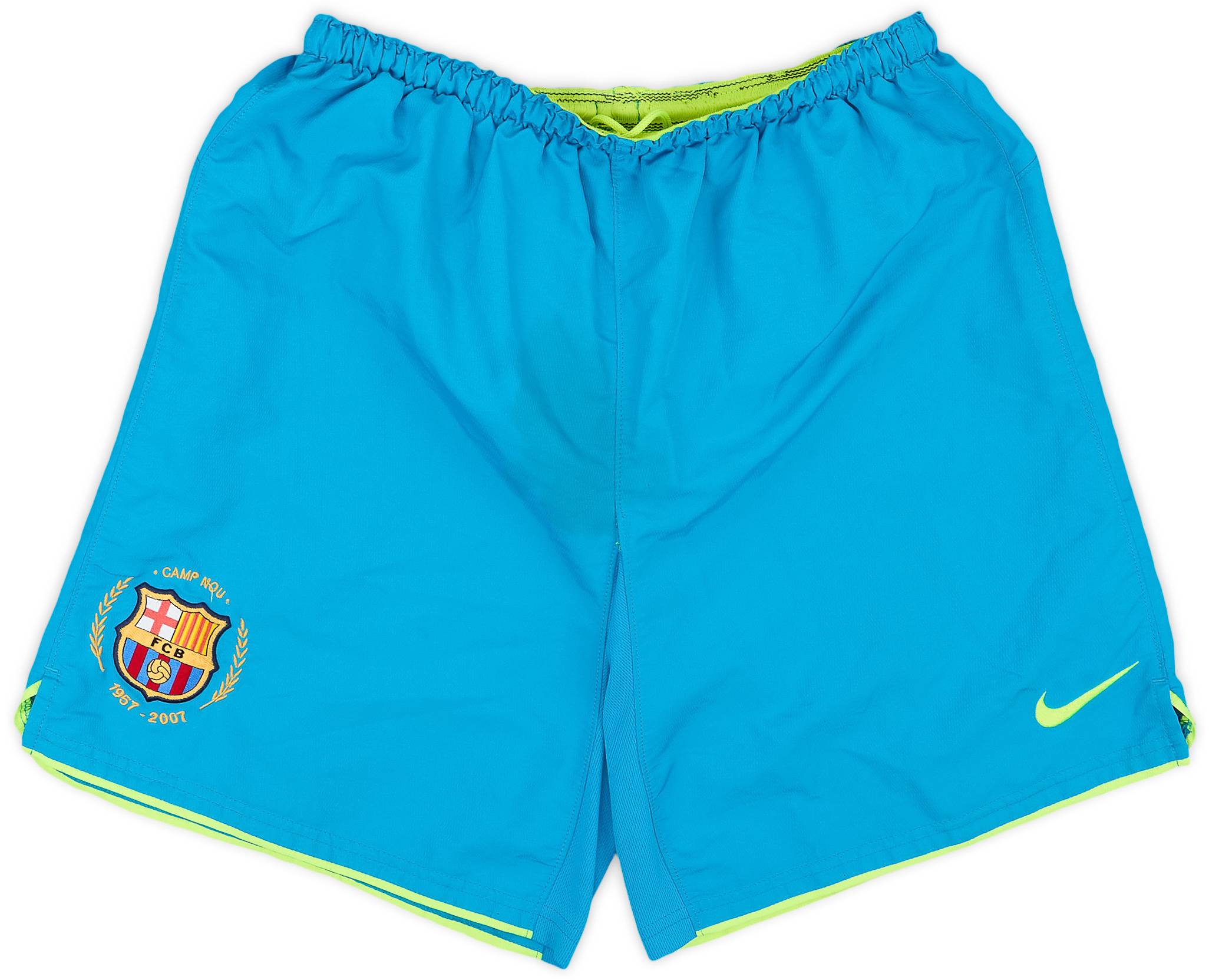 2007-08 Barcelona Away Shorts - 5/10 - (S)