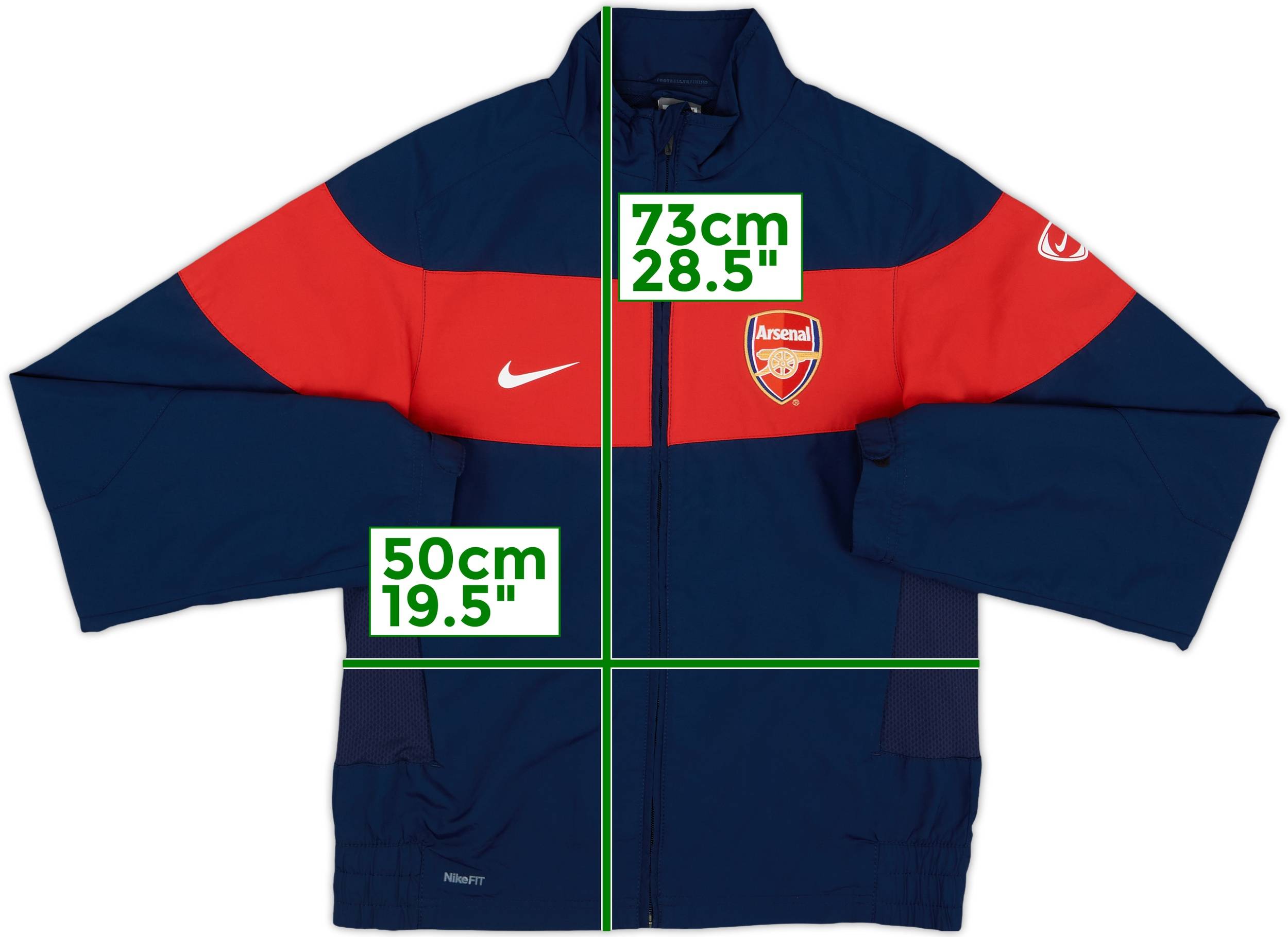 2009-10 Arsenal Nike Track Jacket - 10/10 - (M)