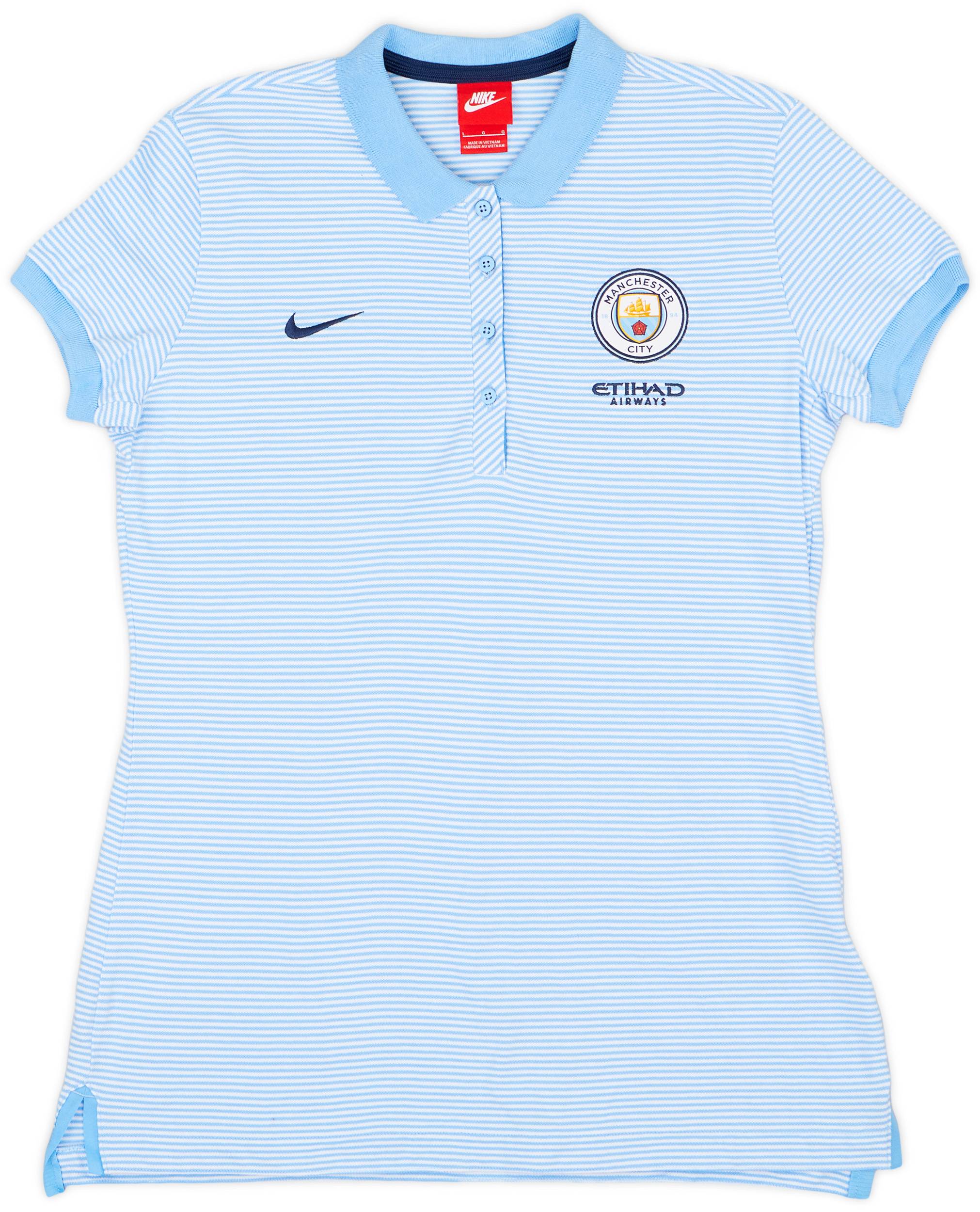 2016-17 Manchester City Nike Polo Shirt - 9/10 - (Women's L)