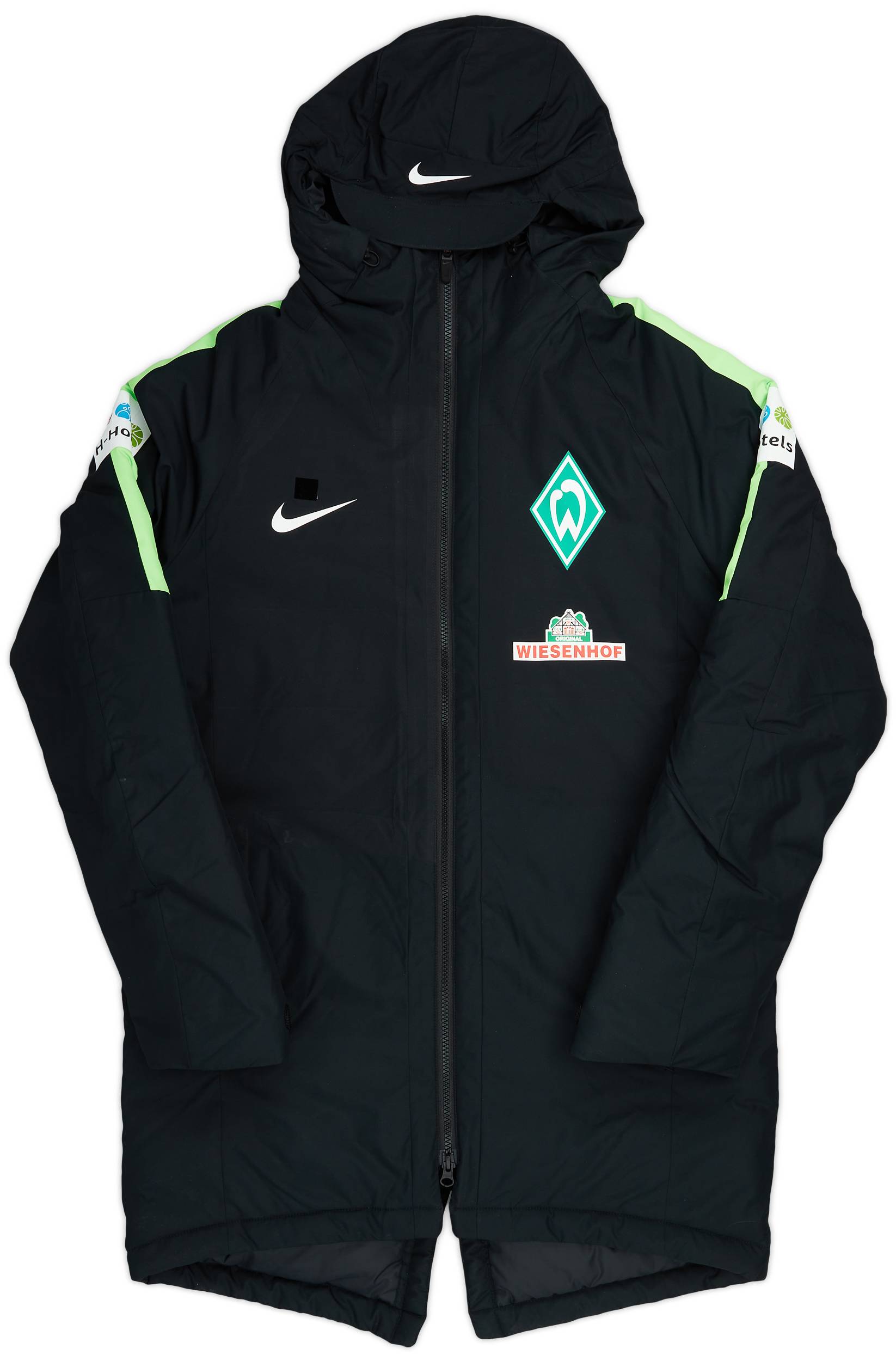 2017-18 Werder Bremen Player Issue Nike Padded Bench Coat - 7/10 - (M)