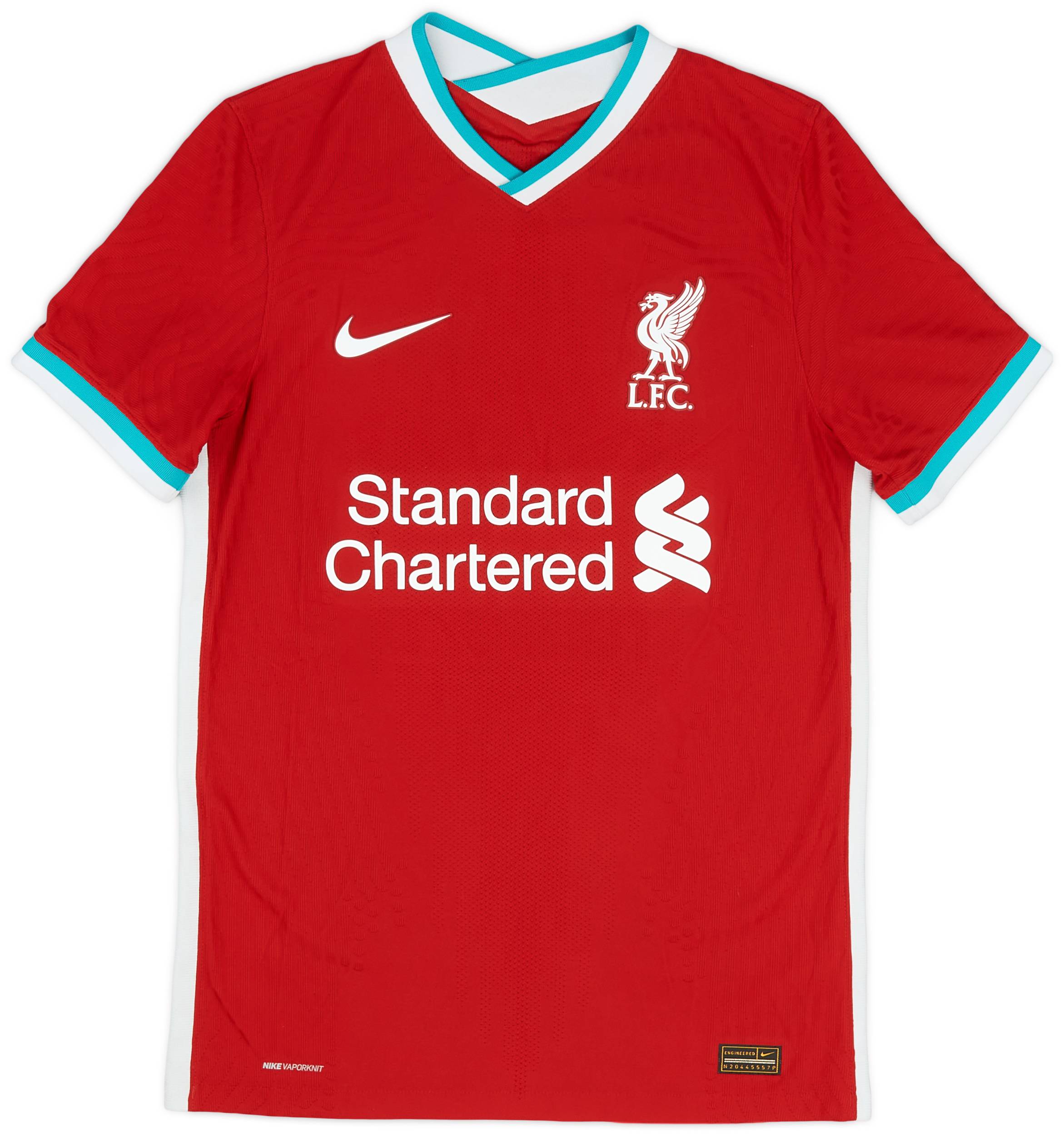 2020-21 Liverpool Authentic Home Shirt - 9/10 - (S)