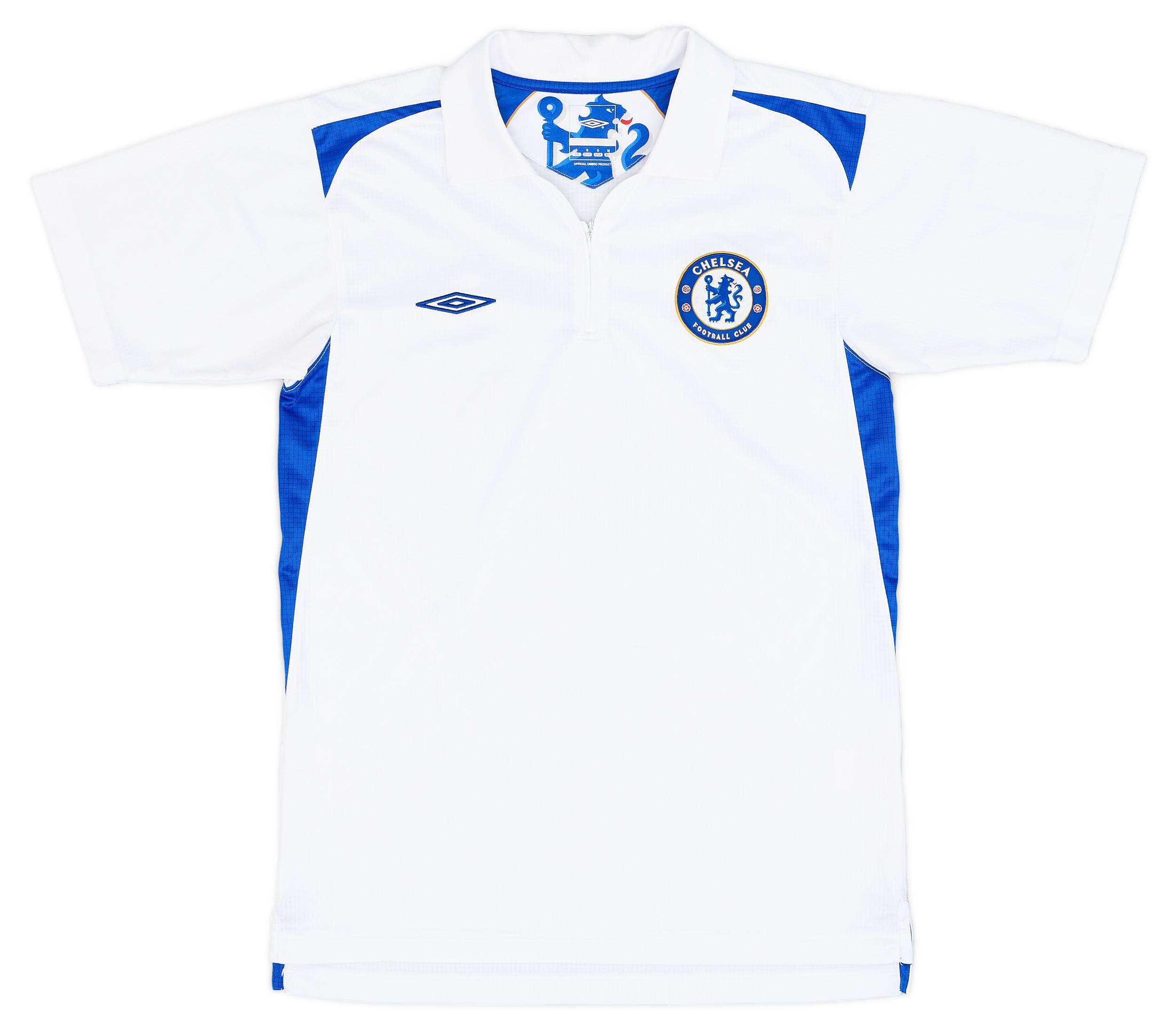2005-06 Chelsea Umbro 1/4 Zip Training Shirt - Excellent 9/10 - (S)