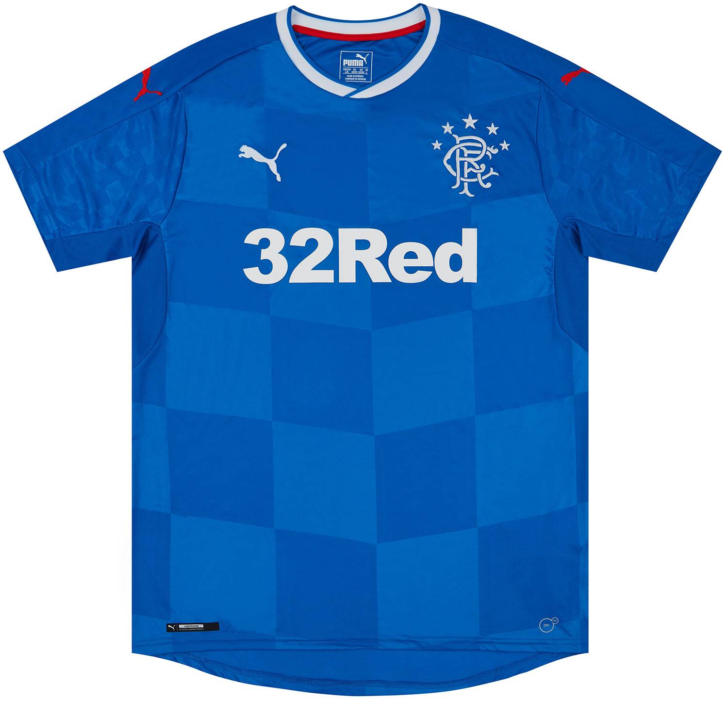 2016-18 Rangers Home Shirt - 8/10 - (L)