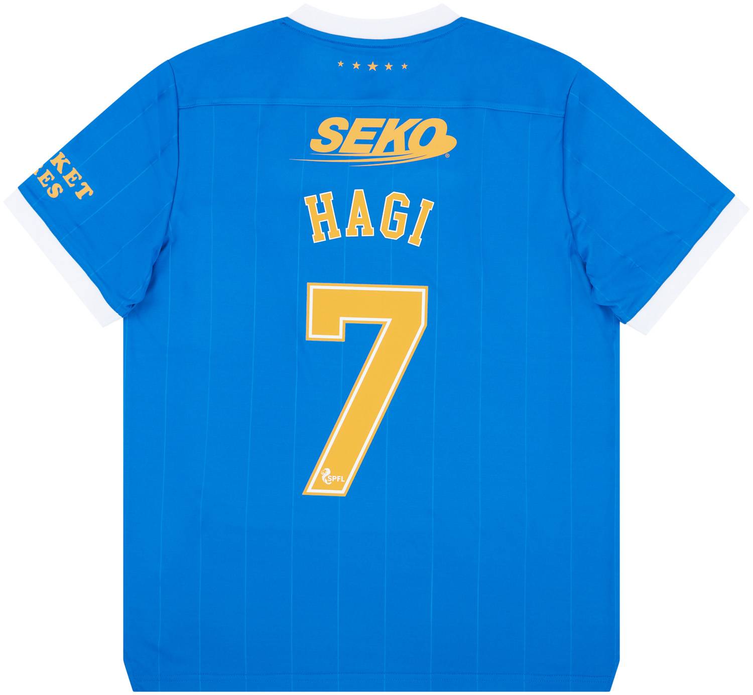 2021-22 Rangers '150 Years Anniversary' Home Shirt Hagi #7