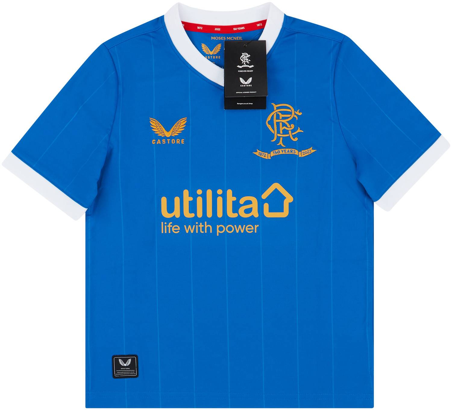 2021-22 Rangers '150 Years Anniversary' Home Shirt (S.Kids)
