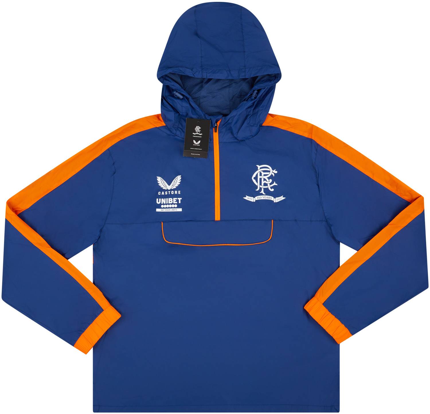 2021-22 Rangers Castore '150 Years Anniversary' Windbreaker Jacket