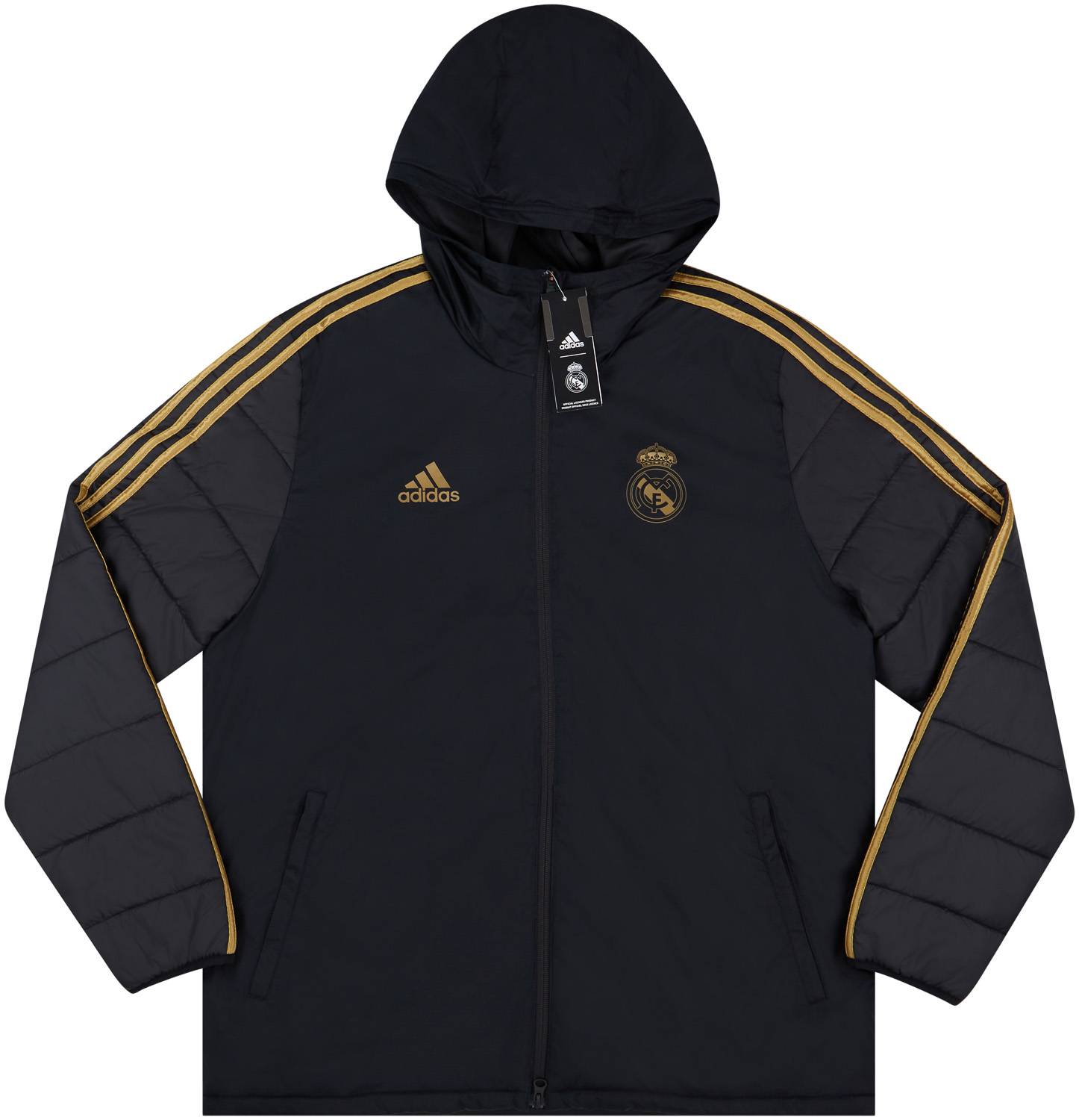 2019-20 Real Madrid adidas Winter Padded Jacket - NEW