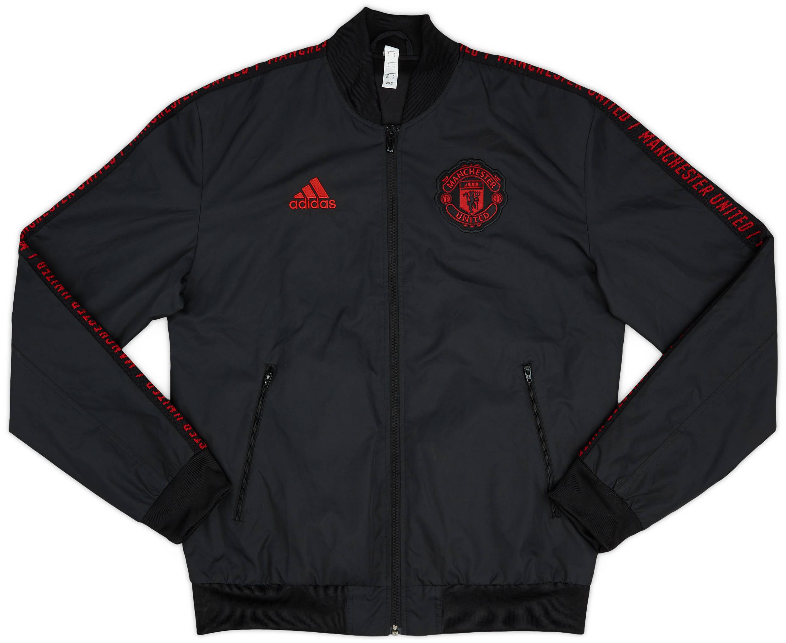 2018-19 Manchester United adidas Bomber Jacket - 9/10 - (S)