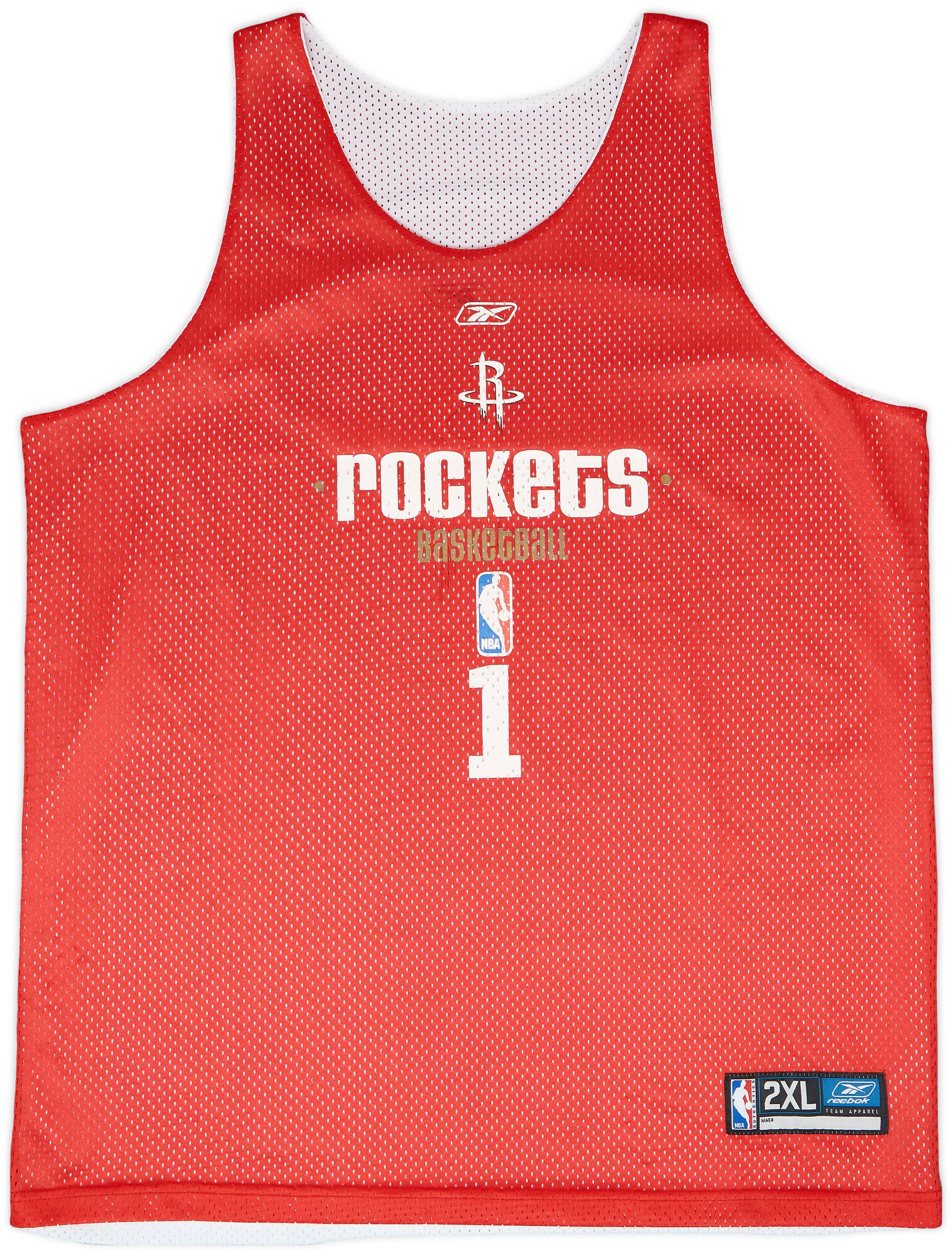 2000s Houston Rockets #1 Reebok Jersey (Reversible) XXL