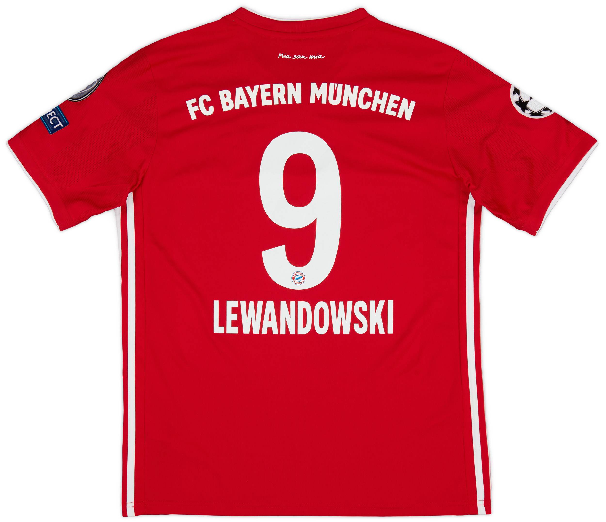 2020-21 Bayern Munich Home Shirt Lewandowski #9 - Excellent 9/10 - (L)