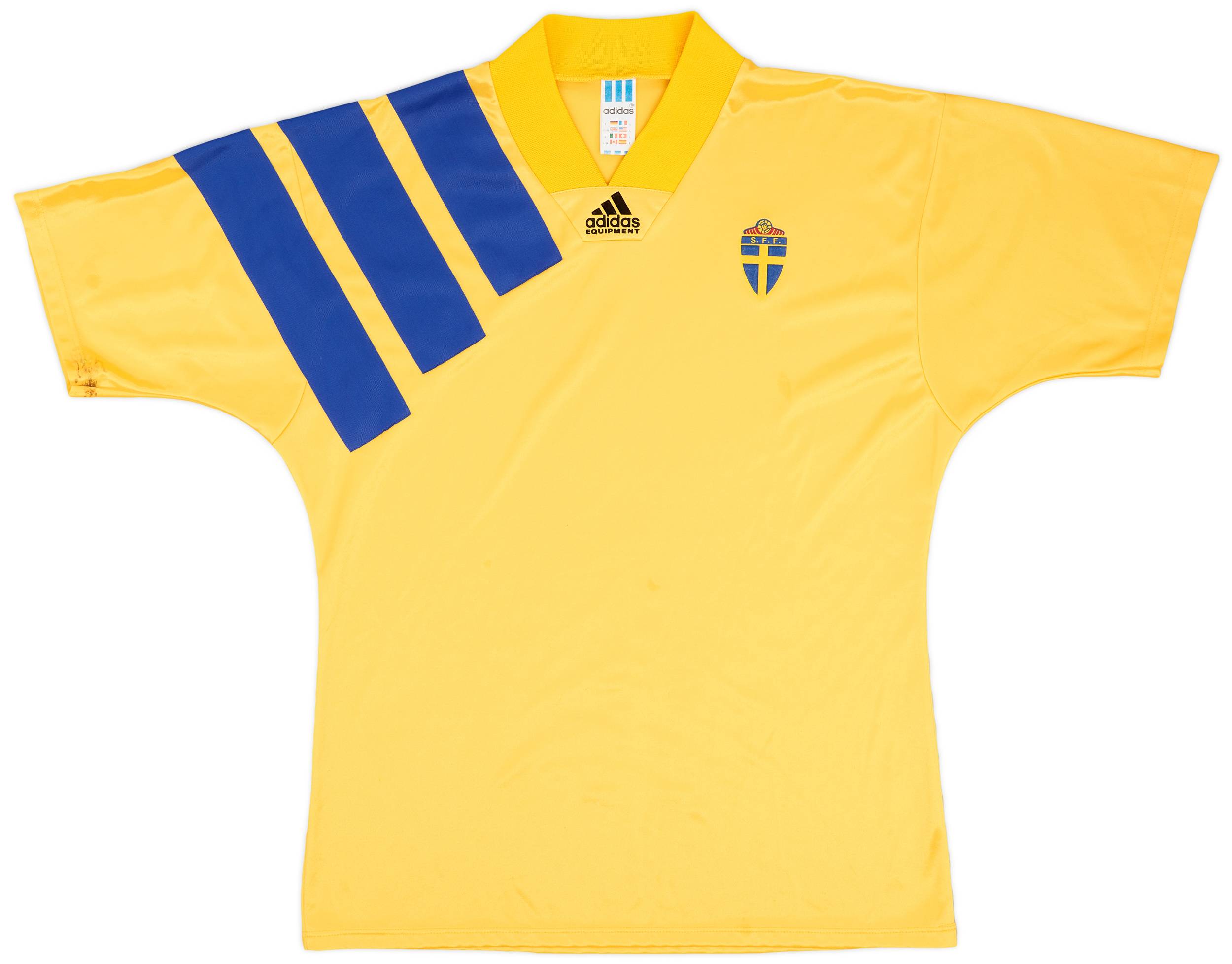 1992-94 Sweden Home Shirt - 7/10 - (L)