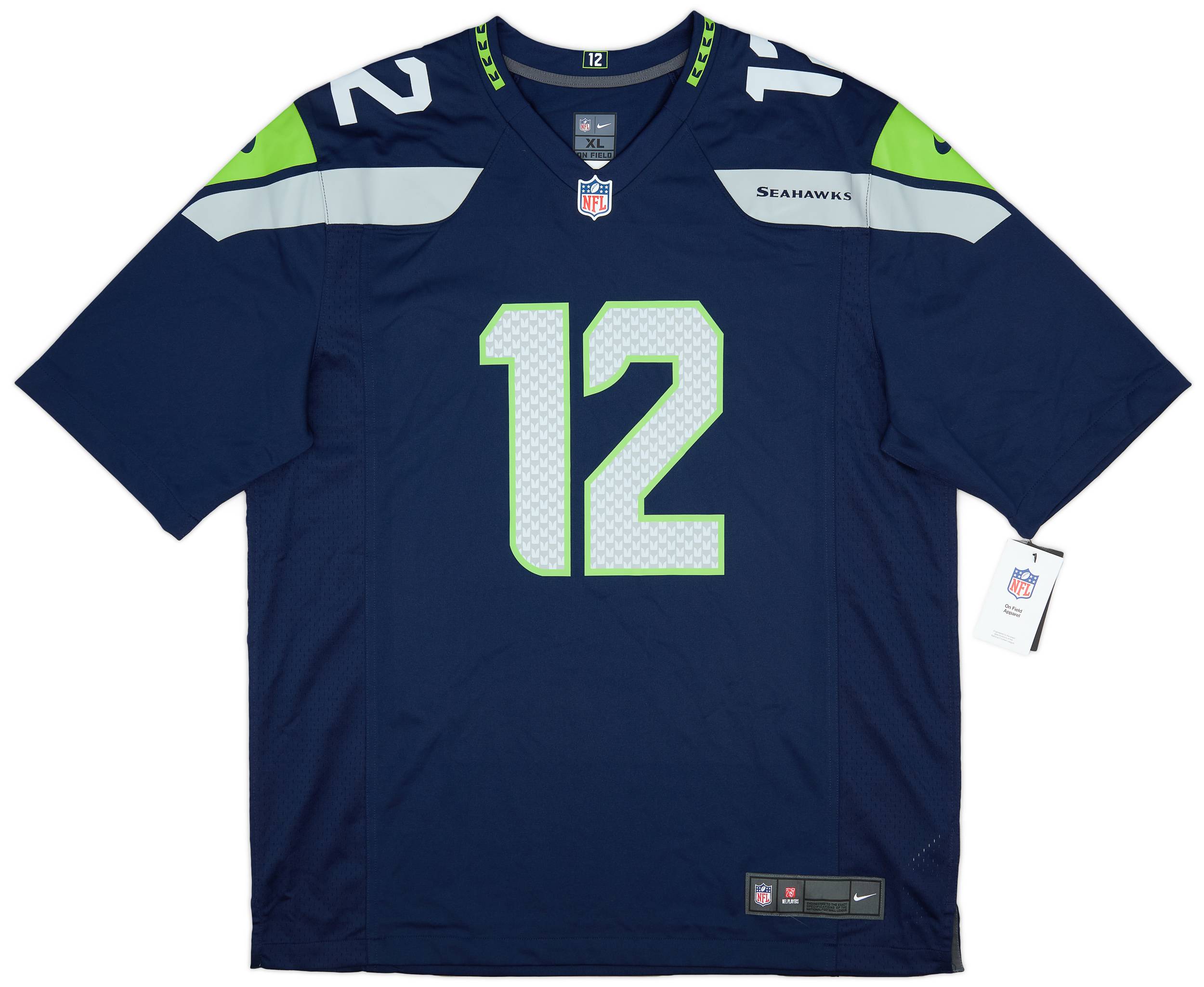2012-24 Seattle Seahawks Fan #12 Nike Game Home Jersey (XL)