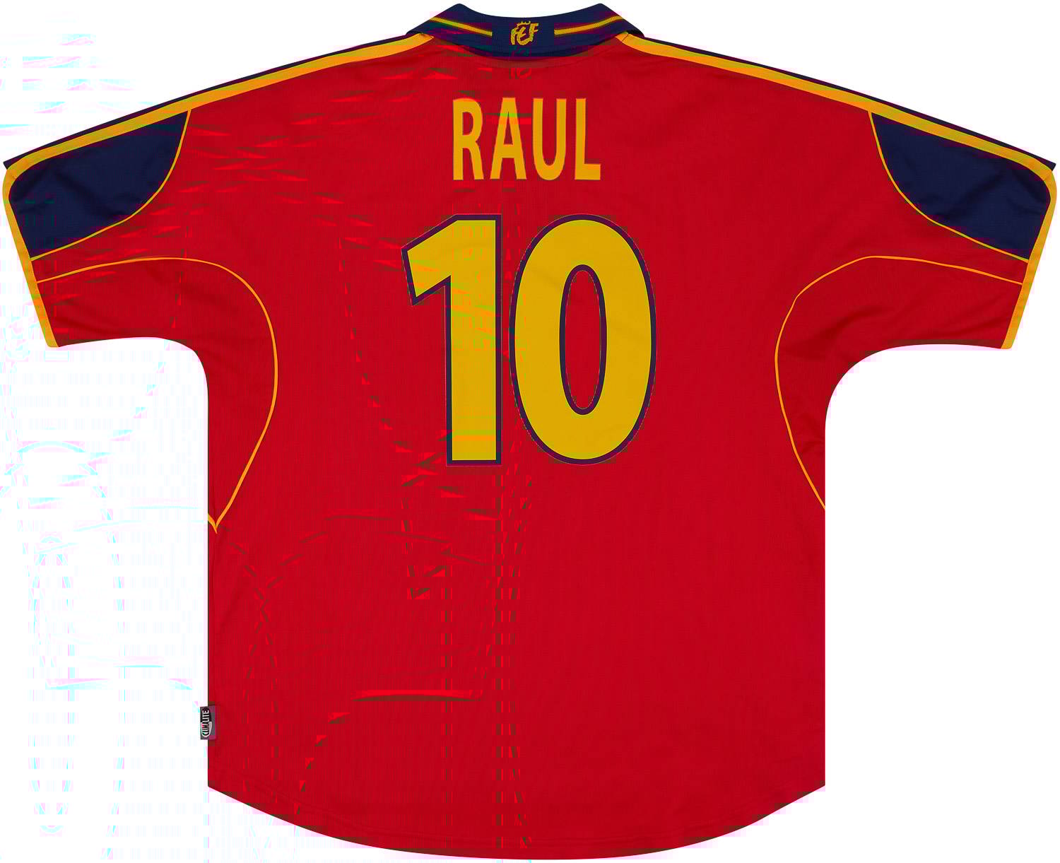 1999-02 Spain Home Shirt Raul #10 (Excellent - 8/10)