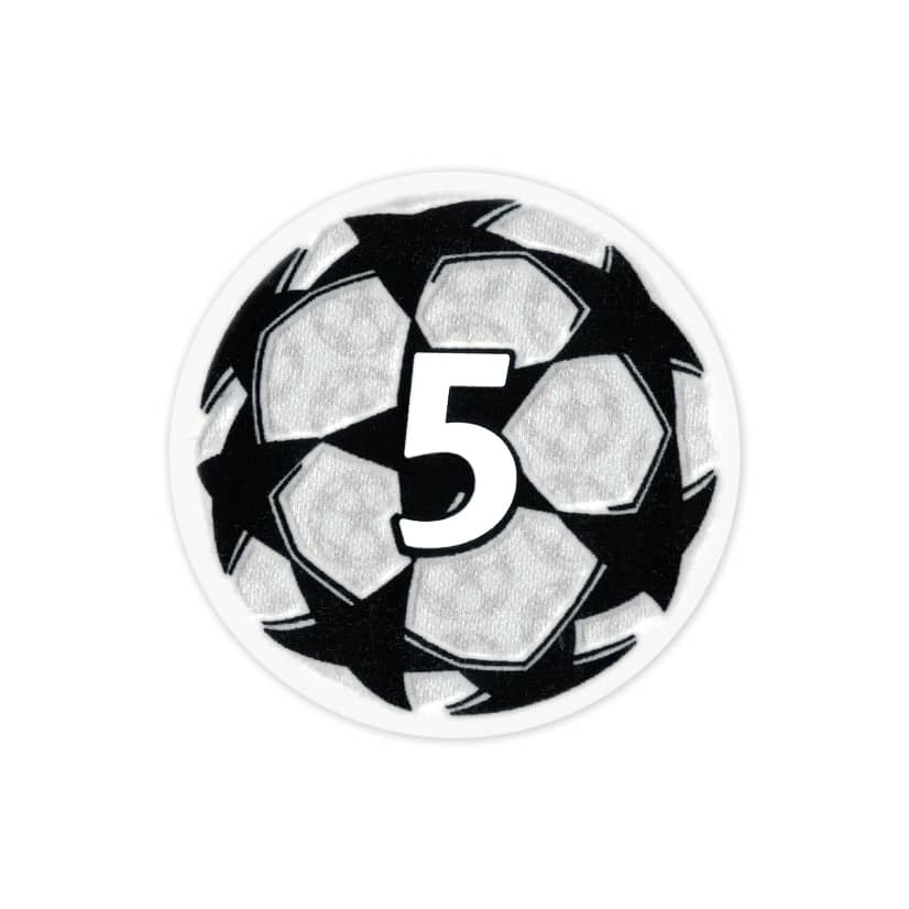 2021-24 UEFA Champions League 5 Times Winners Player Issue Badge of ...