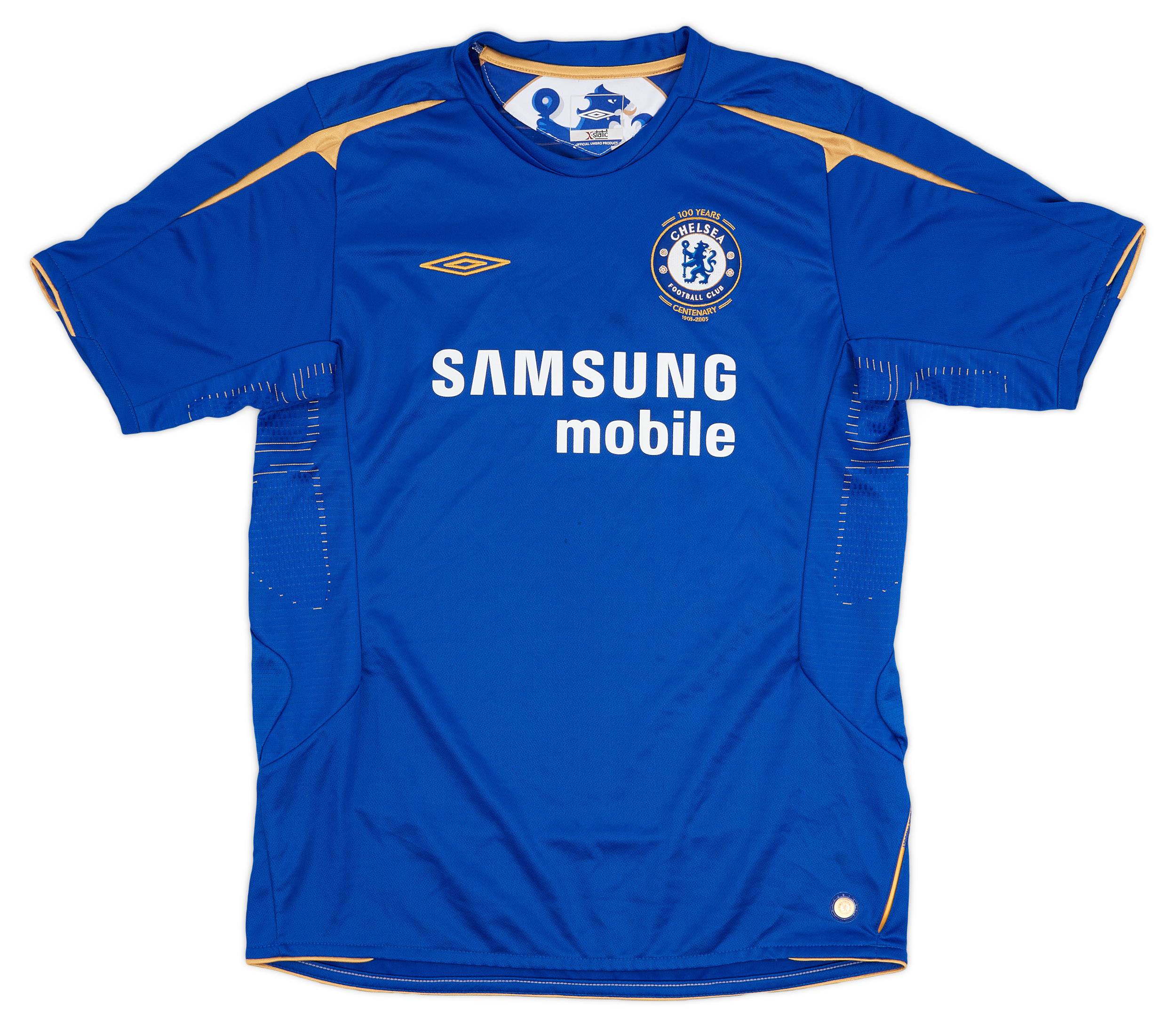 2005-06 Chelsea Centenary Home Shirt - 8/10 - (XL.Boys)