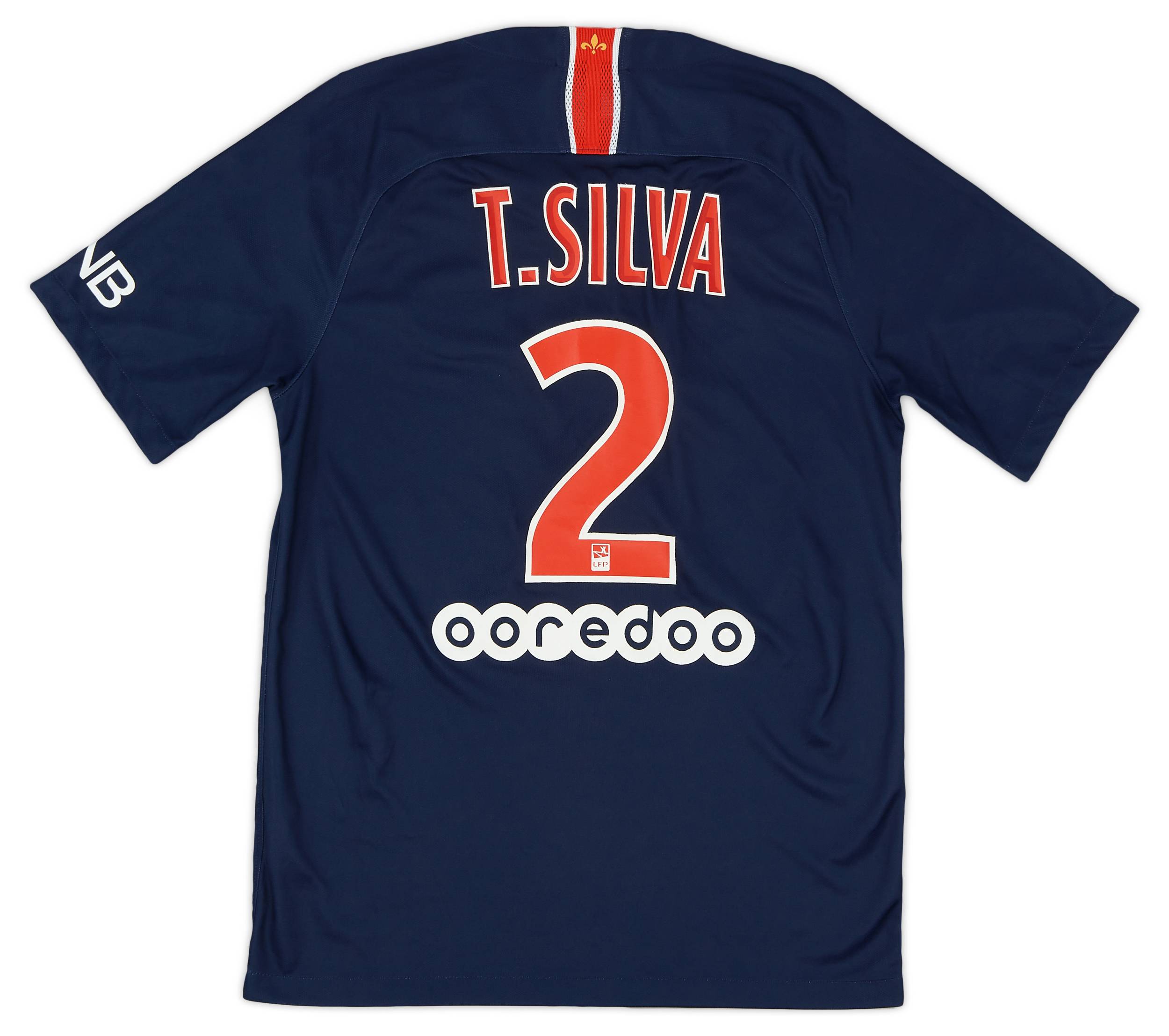 2018-19 Paris Saint-Germain Home Shirt T. Silva #2 - Excellent 8/10 - (S)