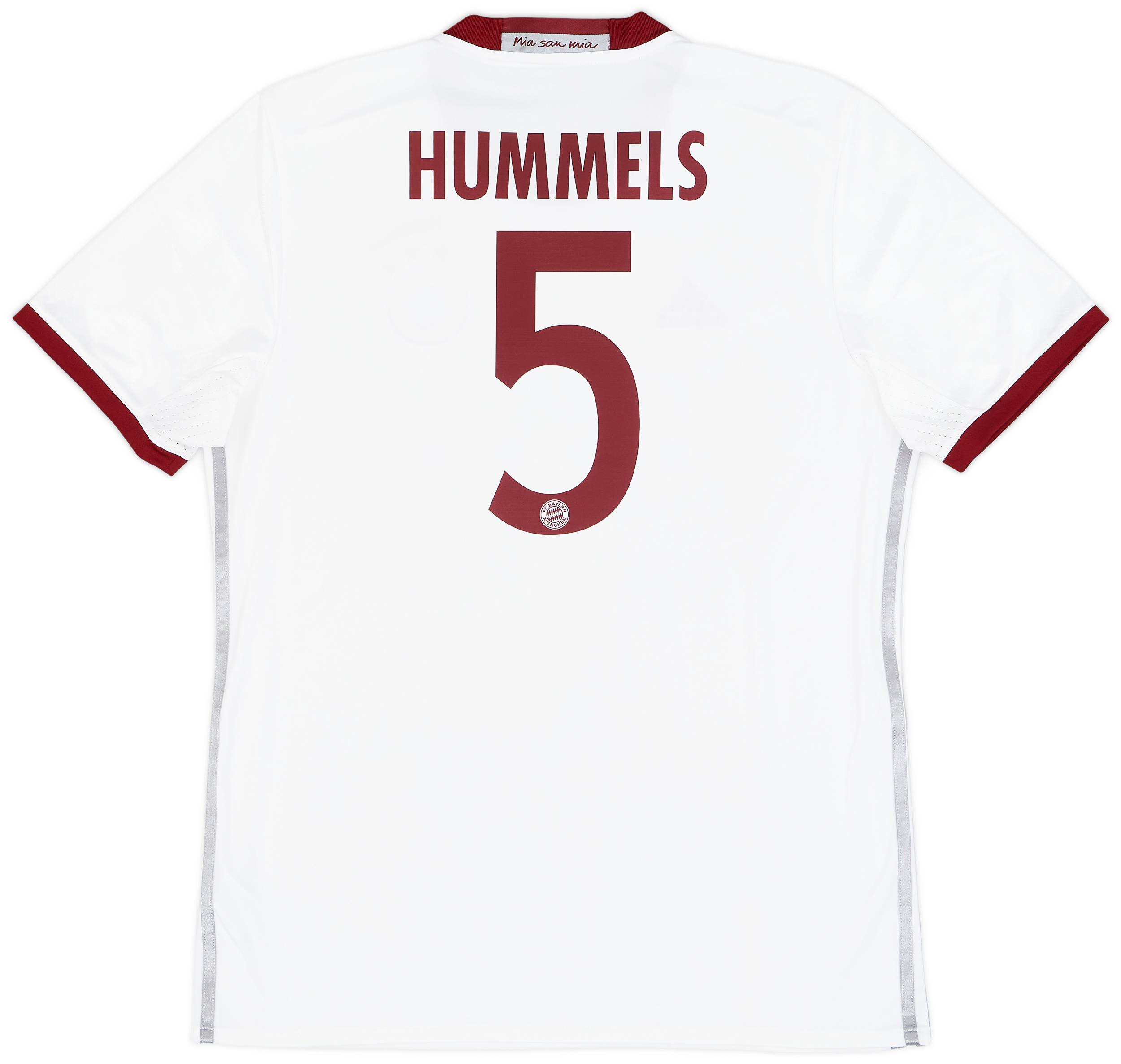 2016-17 Bayern Munich Third Shirt Hummels #5 - 10/10 - (L)