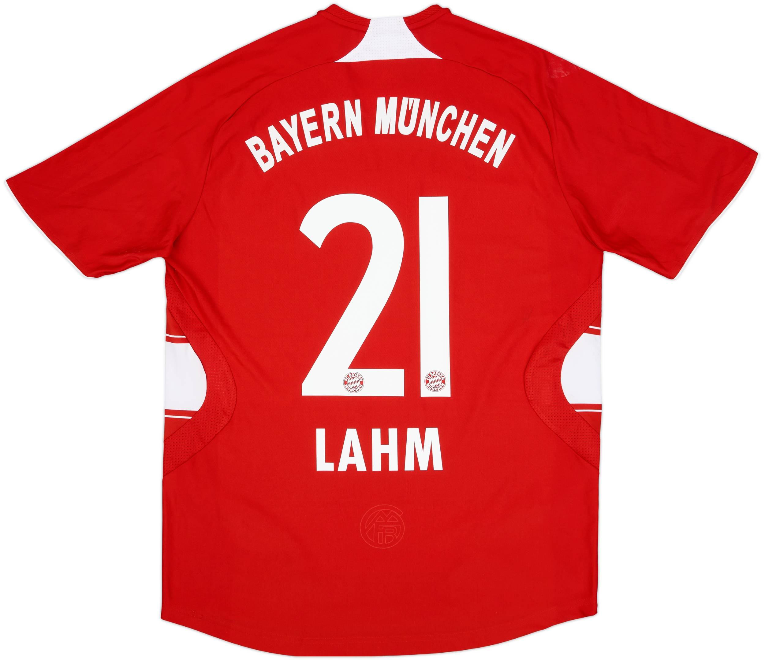 2007-08 Bayern Munich Home Shirt Lahm #21 - 7/10 - (M)