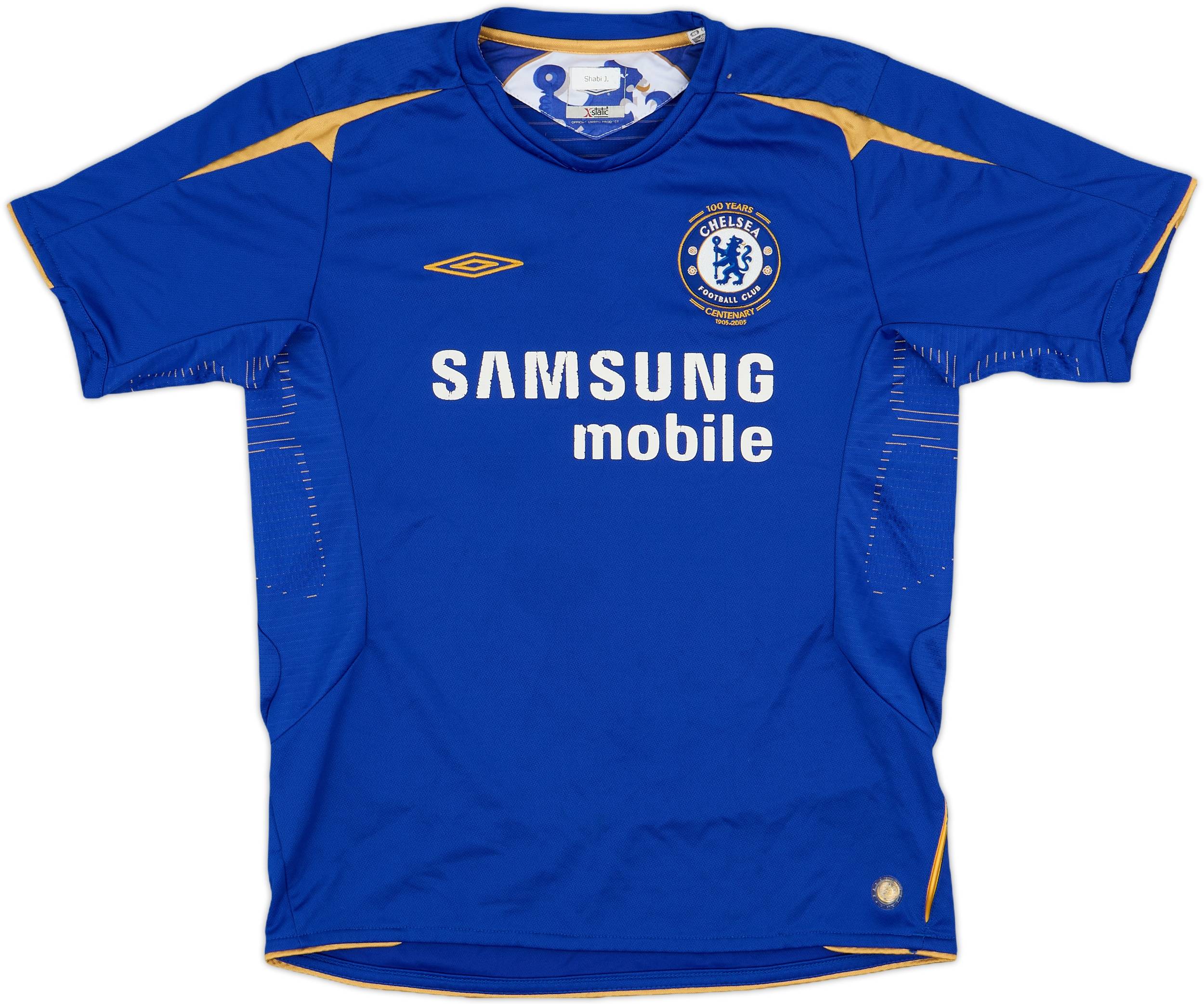 2005-06 Chelsea Centenary Home Shirt - 6/10 - (L.Boys)