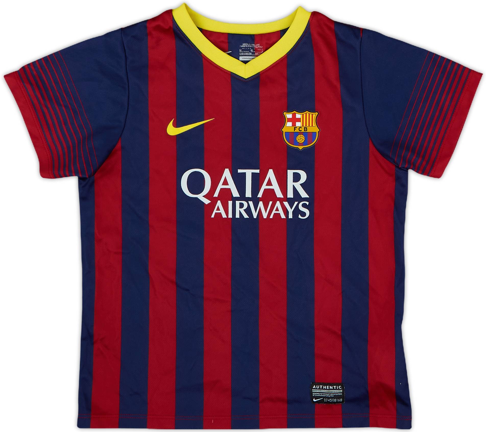 2013-14 Barcelona Basic Home Shirt - 9/10 - (5-6 Years)