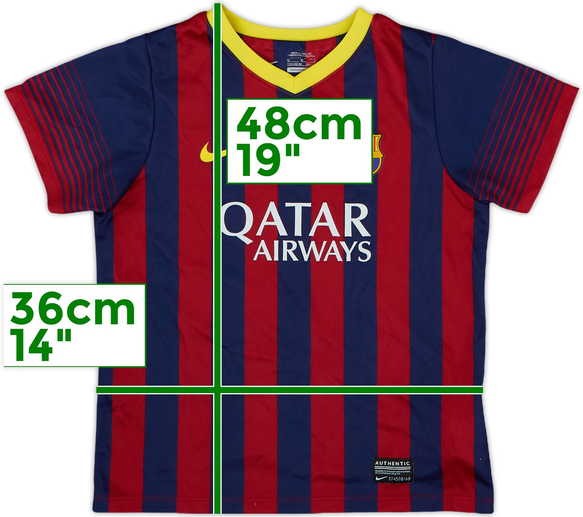 2013-14 Barcelona Basic Home Shirt - 9/10 - (5-6 Years)