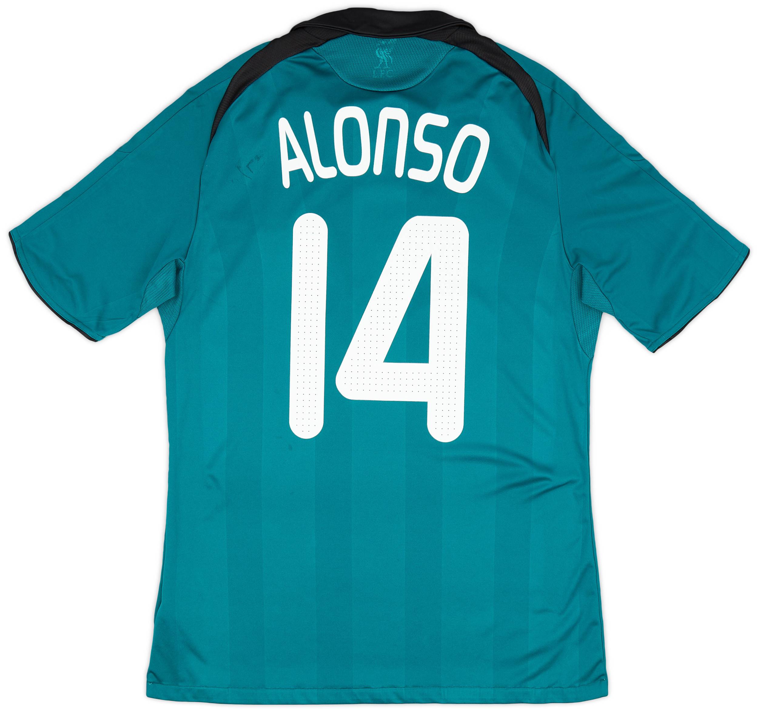 2008-09 Liverpool Third Shirt Alonso #14