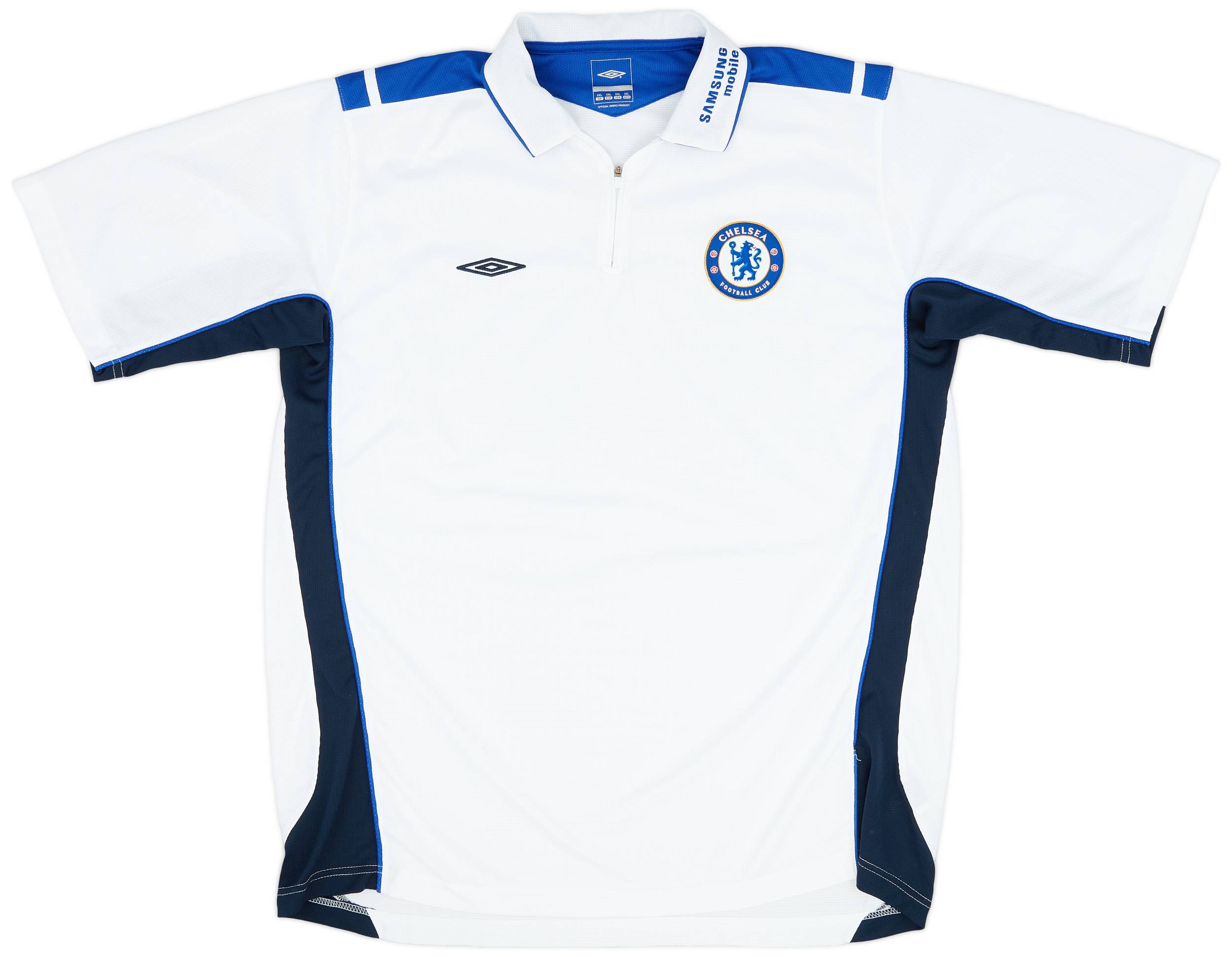 2005-06 Chelsea Umbro 1/4 Zip Training Polo - 9/10 - (XXL)