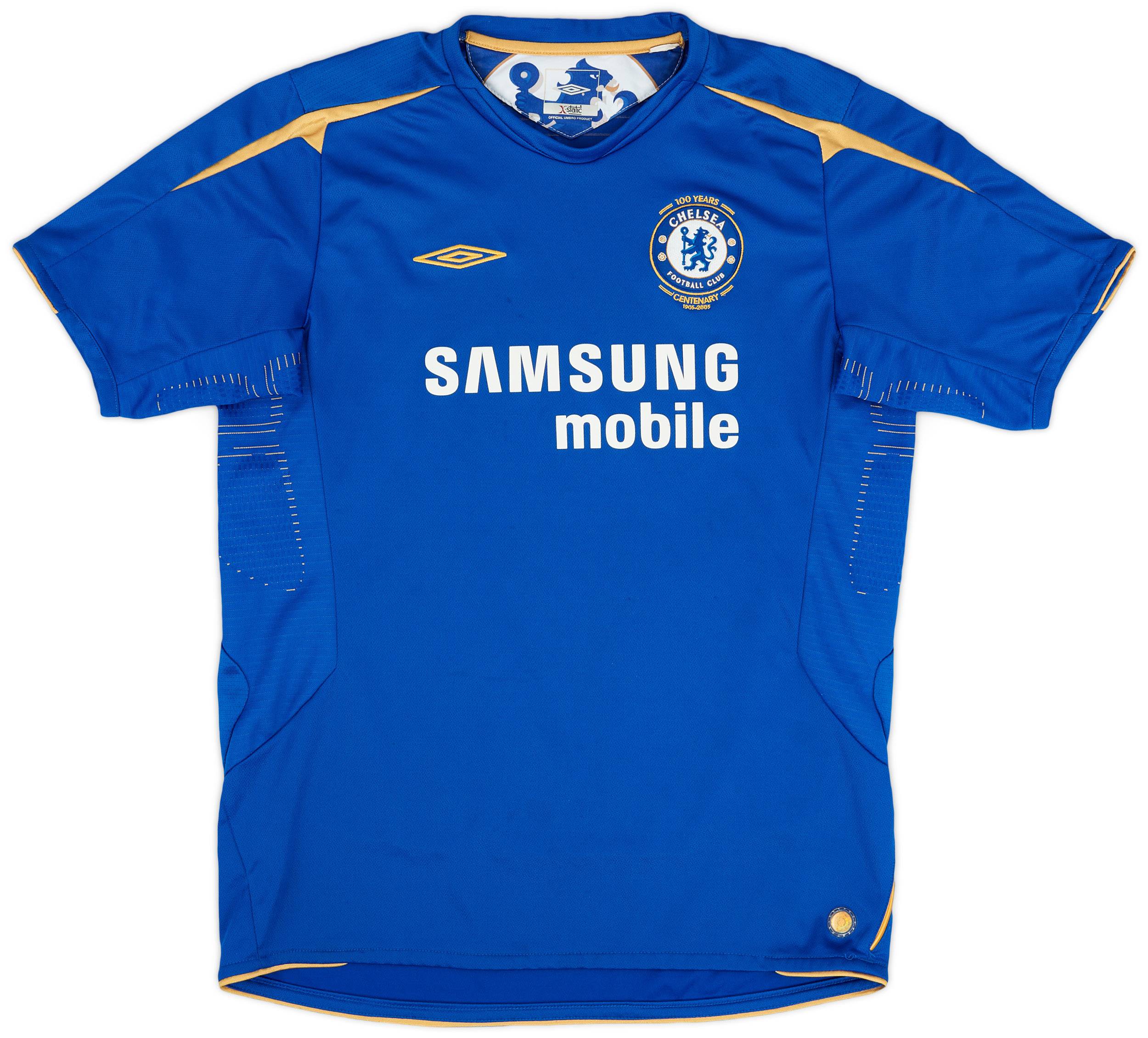 2005-06 Chelsea Centenary Home Shirt - 8/10 - (XL.Boys)