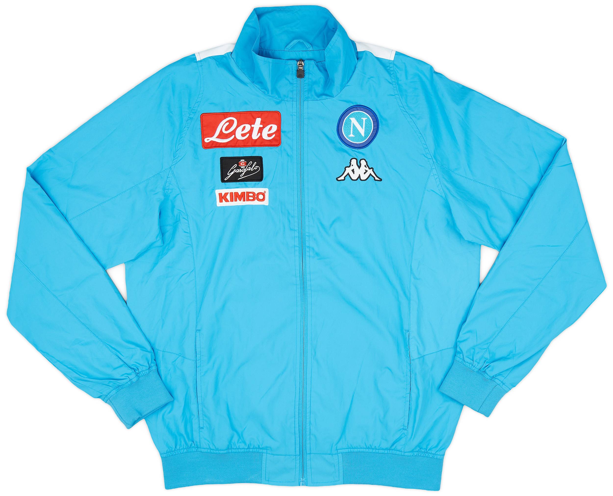 2016-17 Napoli Kappa Track Jacket - 8/10 - (L)