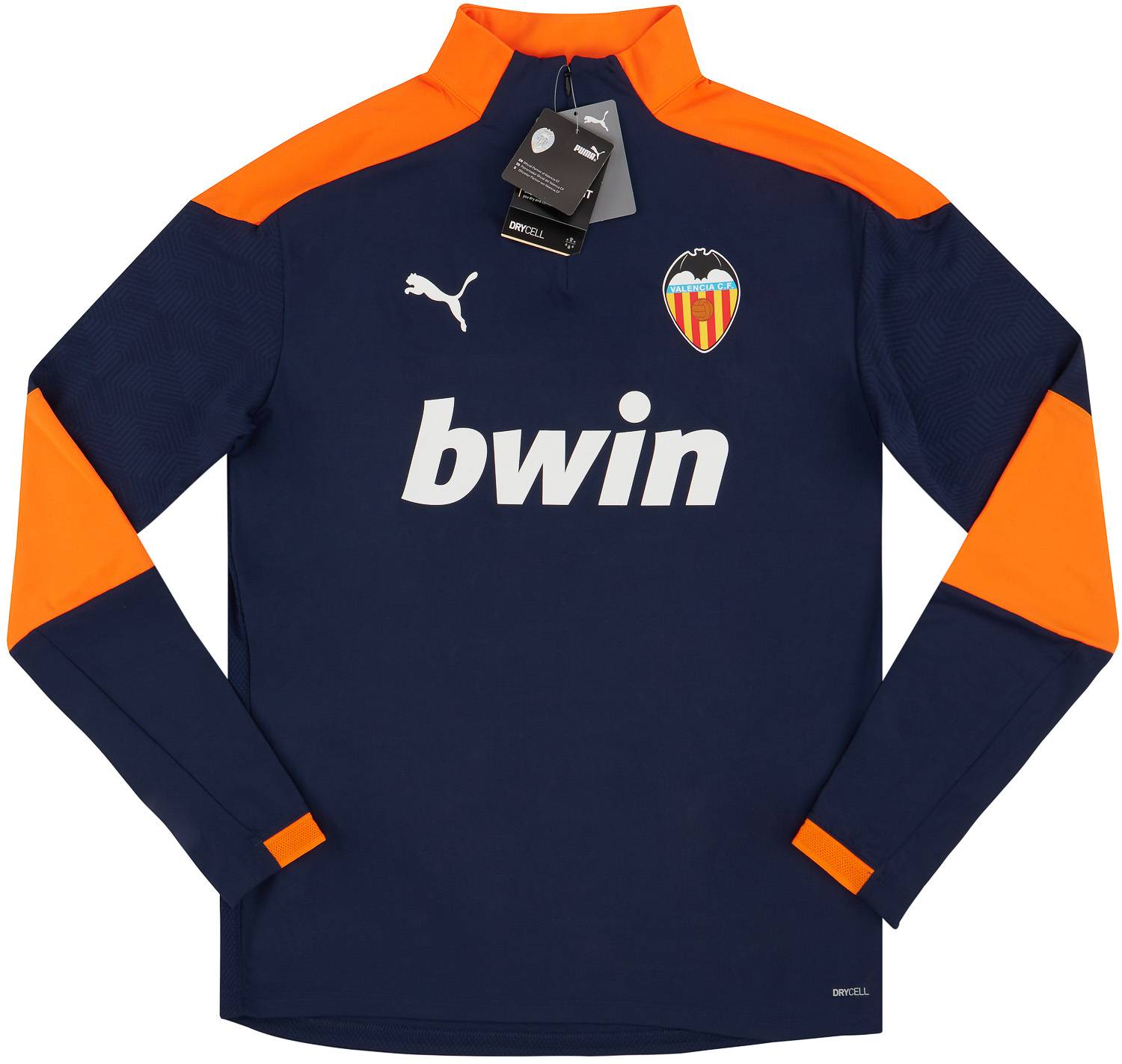 2020-21 Valencia Puma 1/4 Zip Training Top