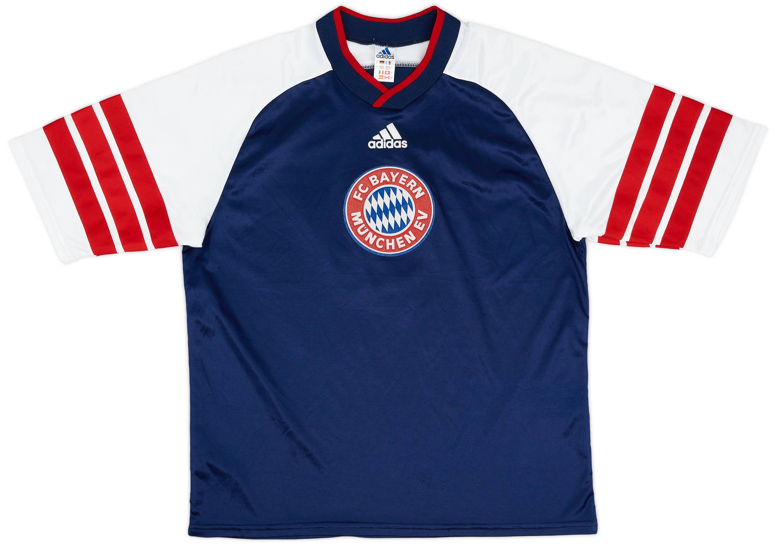 1998-99 Bayern Munich adidas Training Shirt - 9/10 - (L)